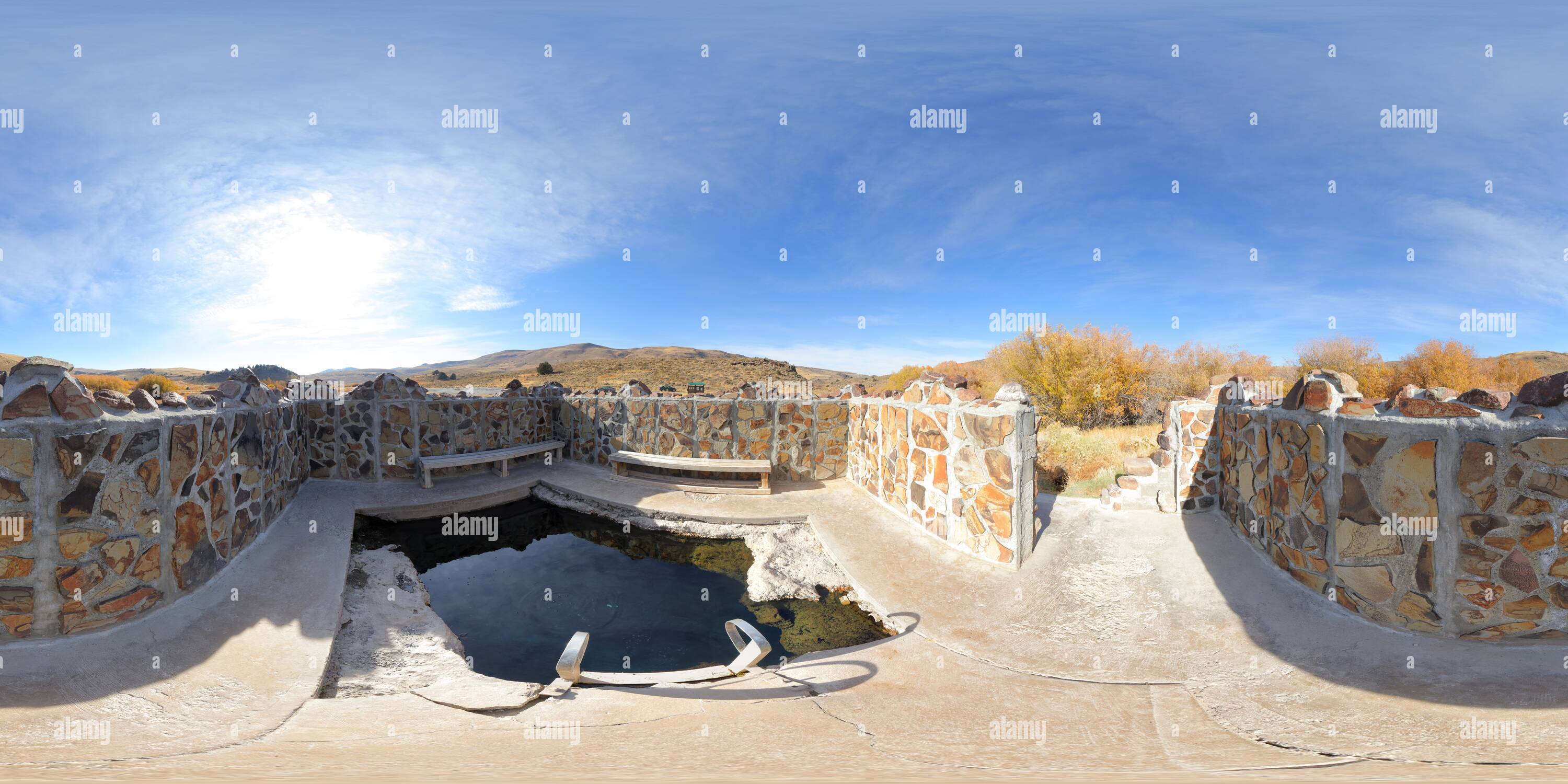 360° view of Antelope Hot Springs [2] - Alamy