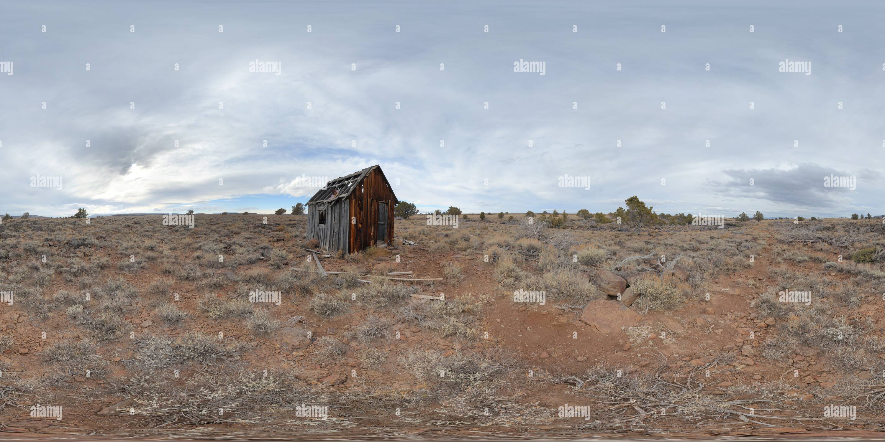 360° view of Haw Cabin (exterior - Alamy
