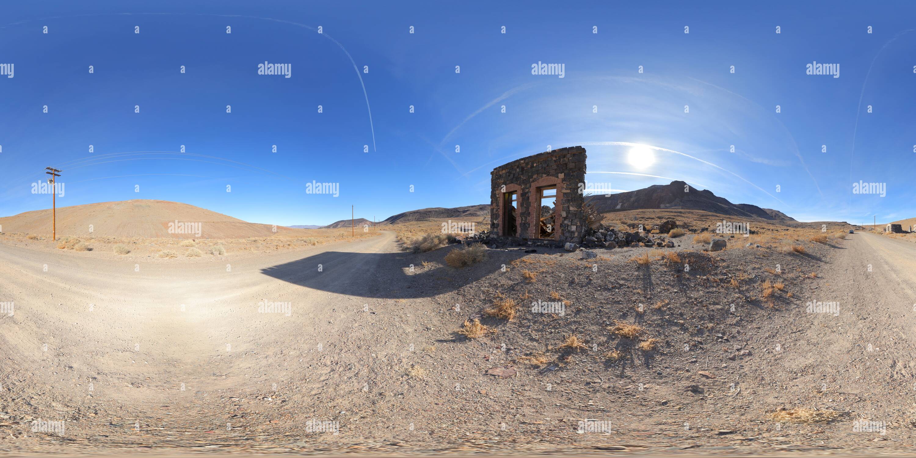 360° view of Candelaria ghost town - Alamy