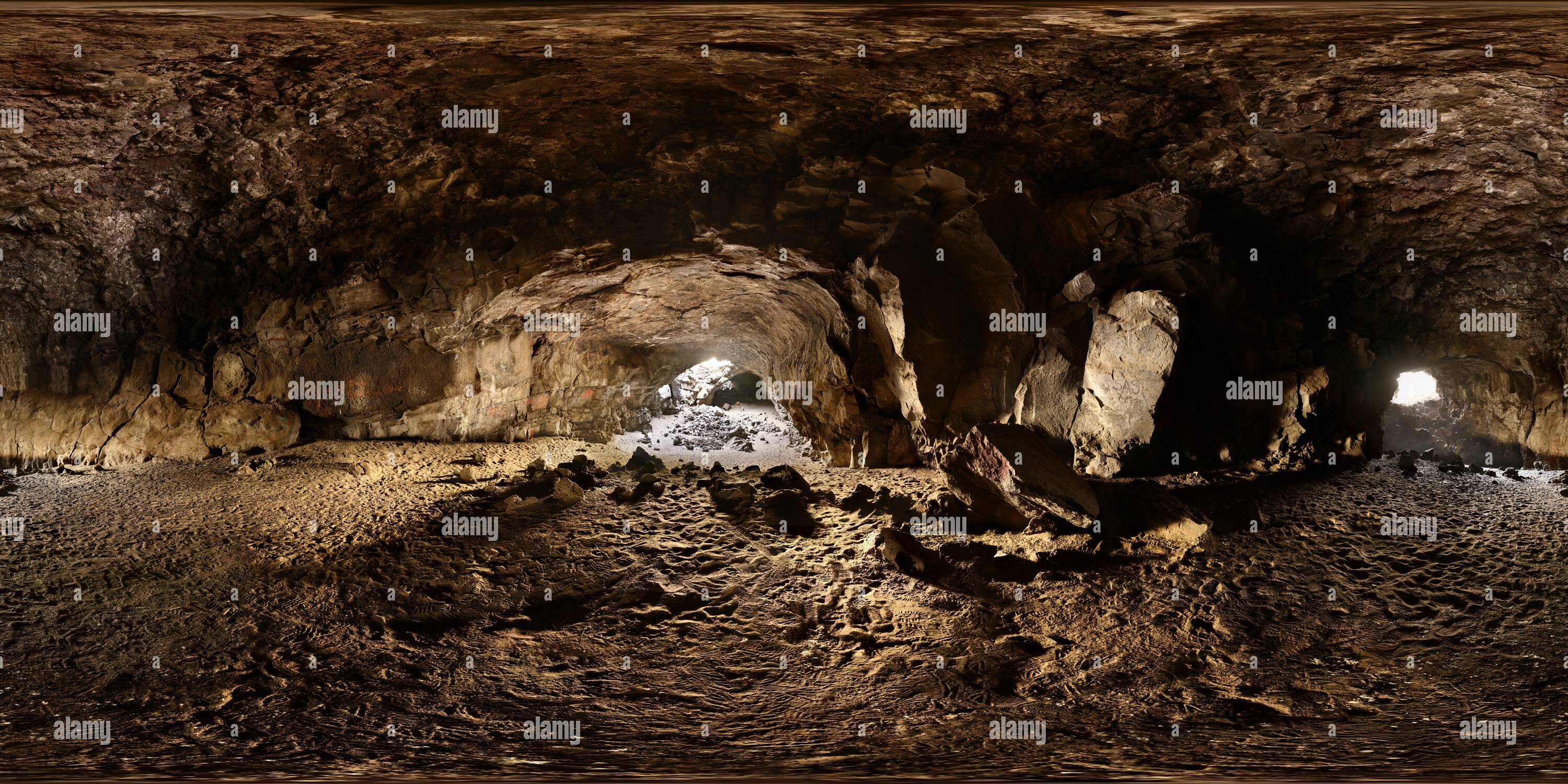360° view of Pluto's Cave skylight [2] - Alamy