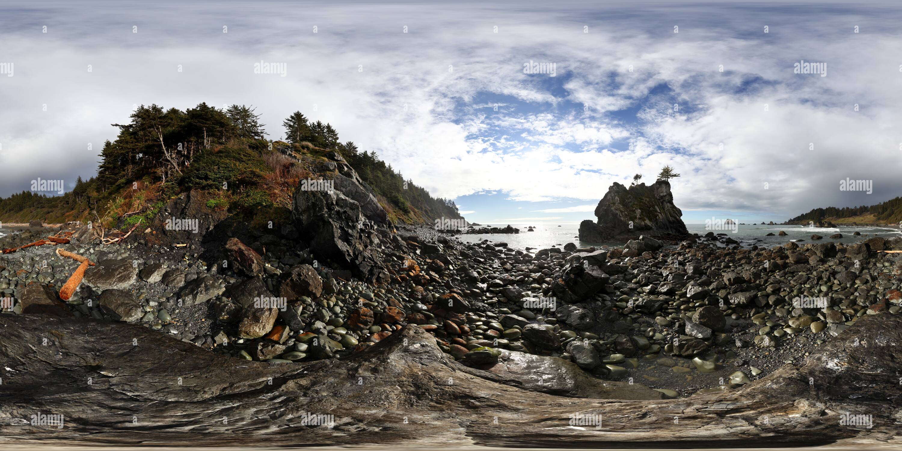 360° view of Hidden Beach [2] - Alamy