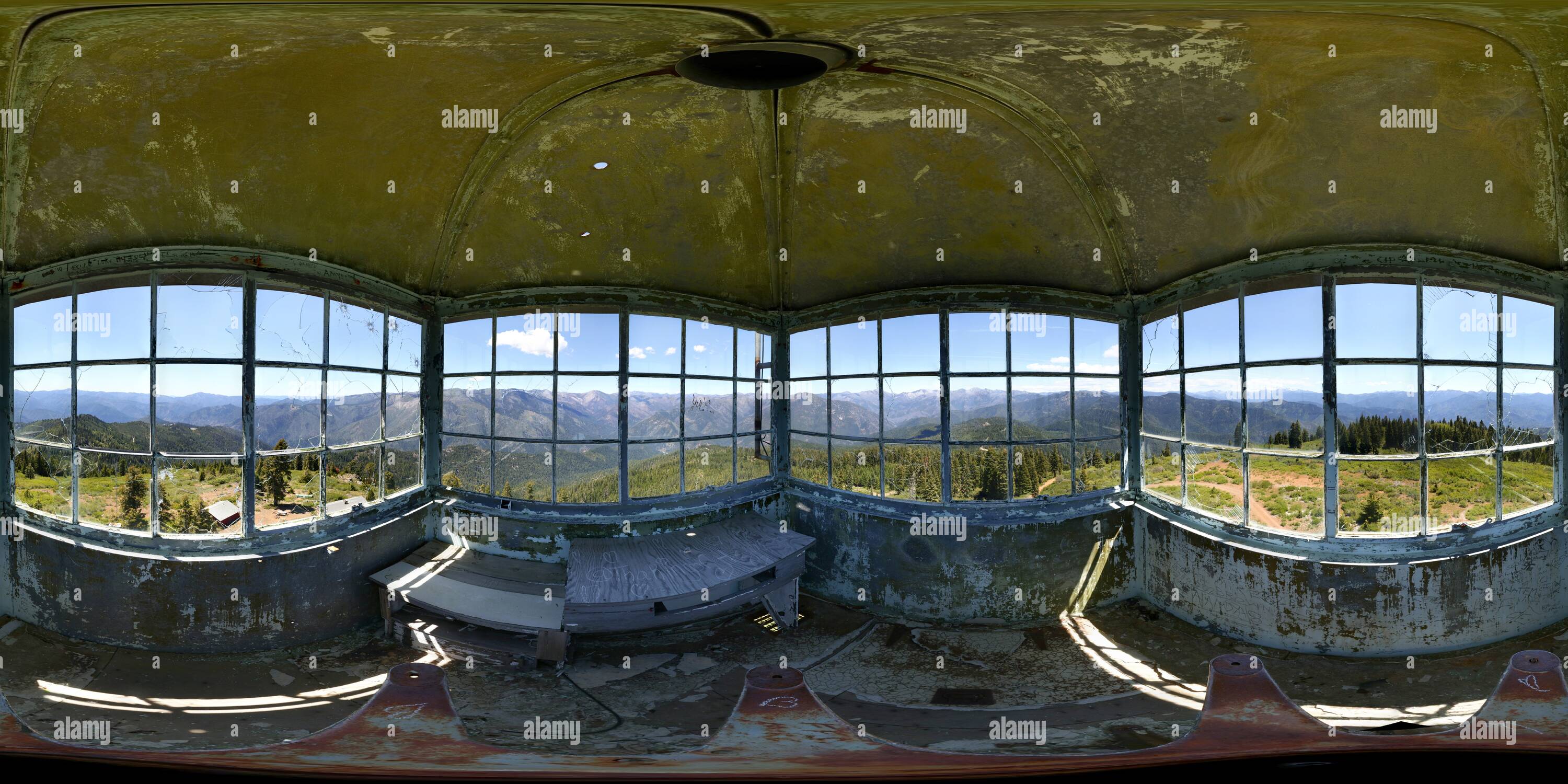 Fire lookout interior hi-res stock photography and images - Alamy