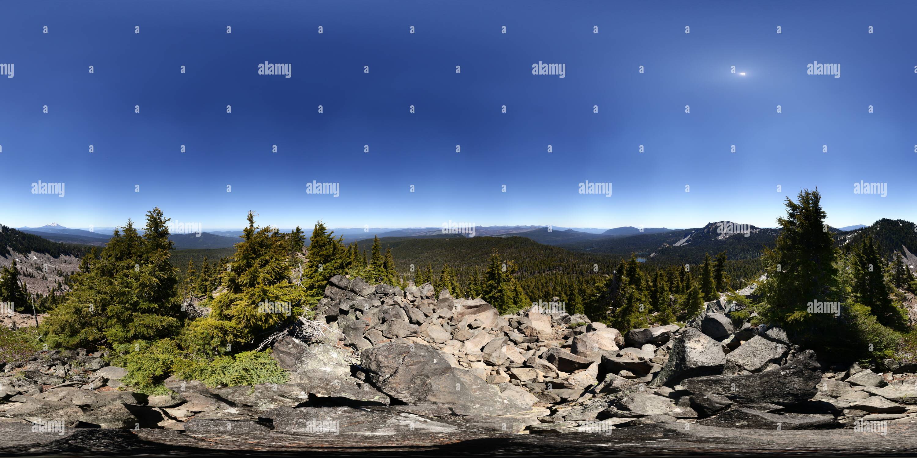 360° view of Venus (7315'/2230m) summit - Alamy