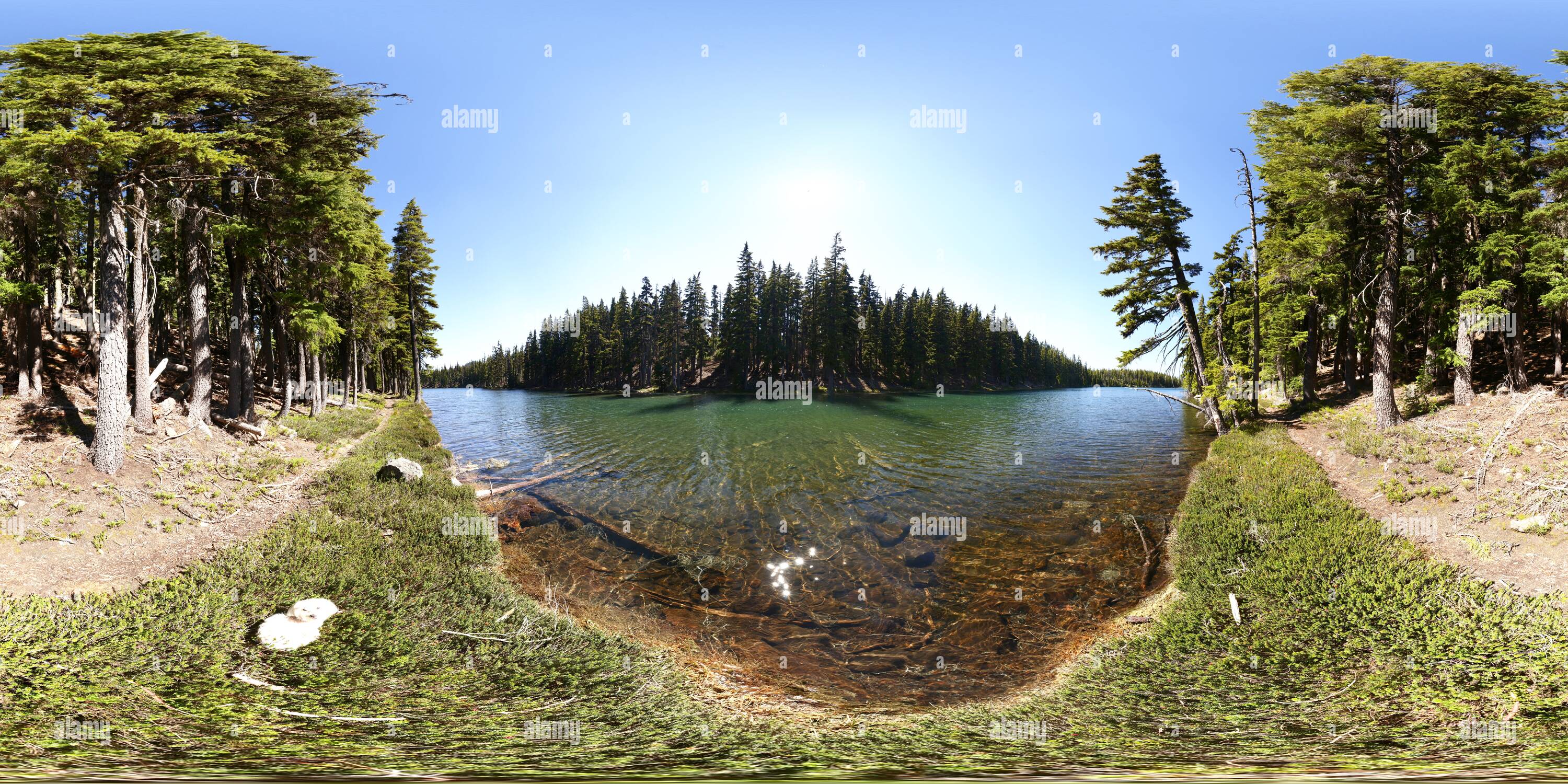 360° view of Lake Alta [2] - Alamy