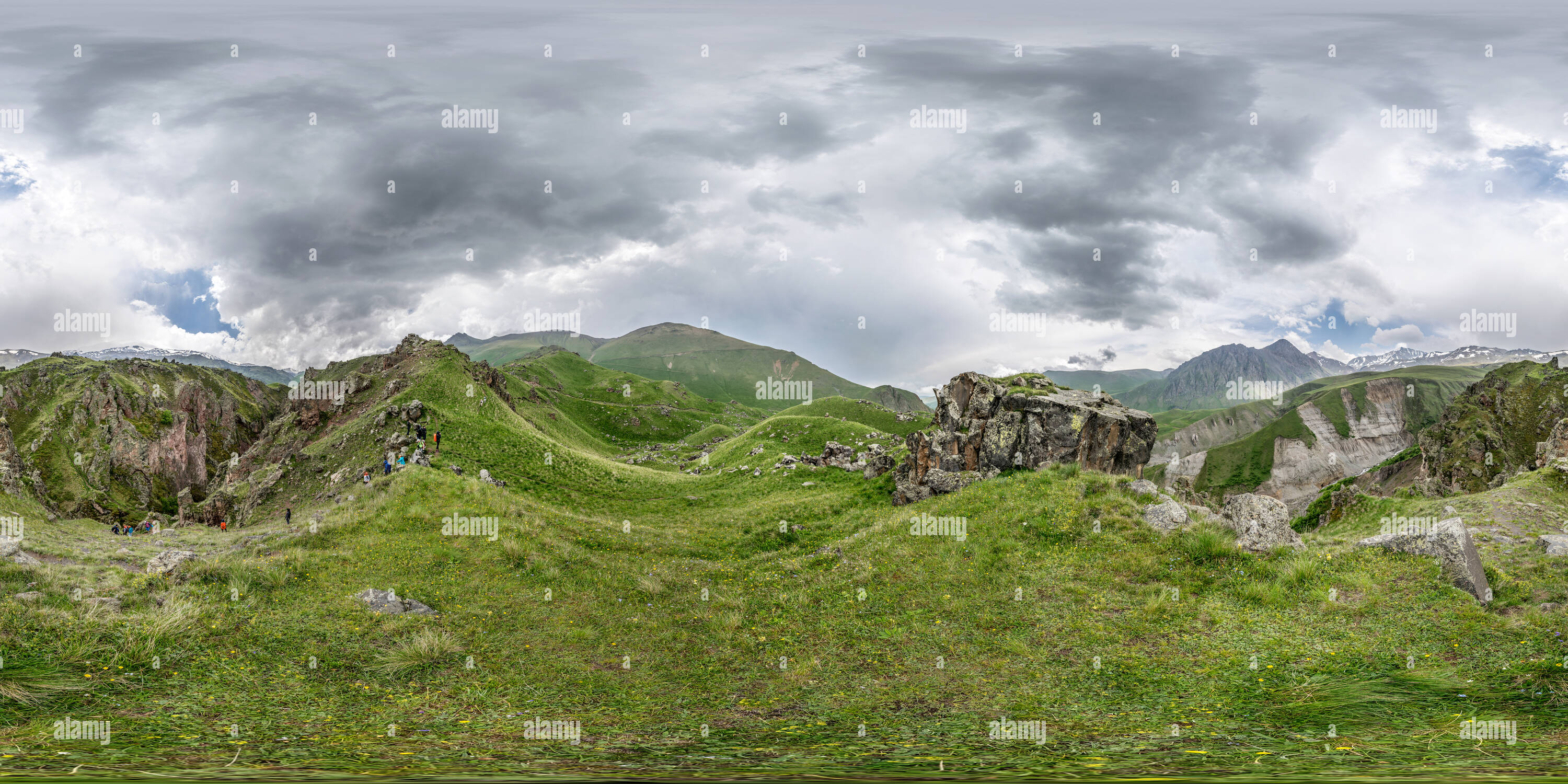 360° view of Above the Kalinov Bridge (Panorama 328 2015/06/21 - Alamy