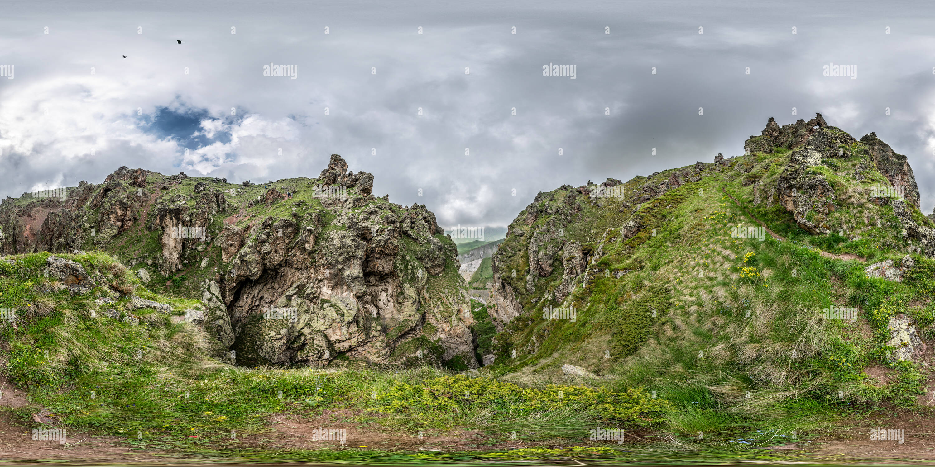 360° view of Above the Kalinov Bridge (Panorama 334 2015/06/21 - Alamy