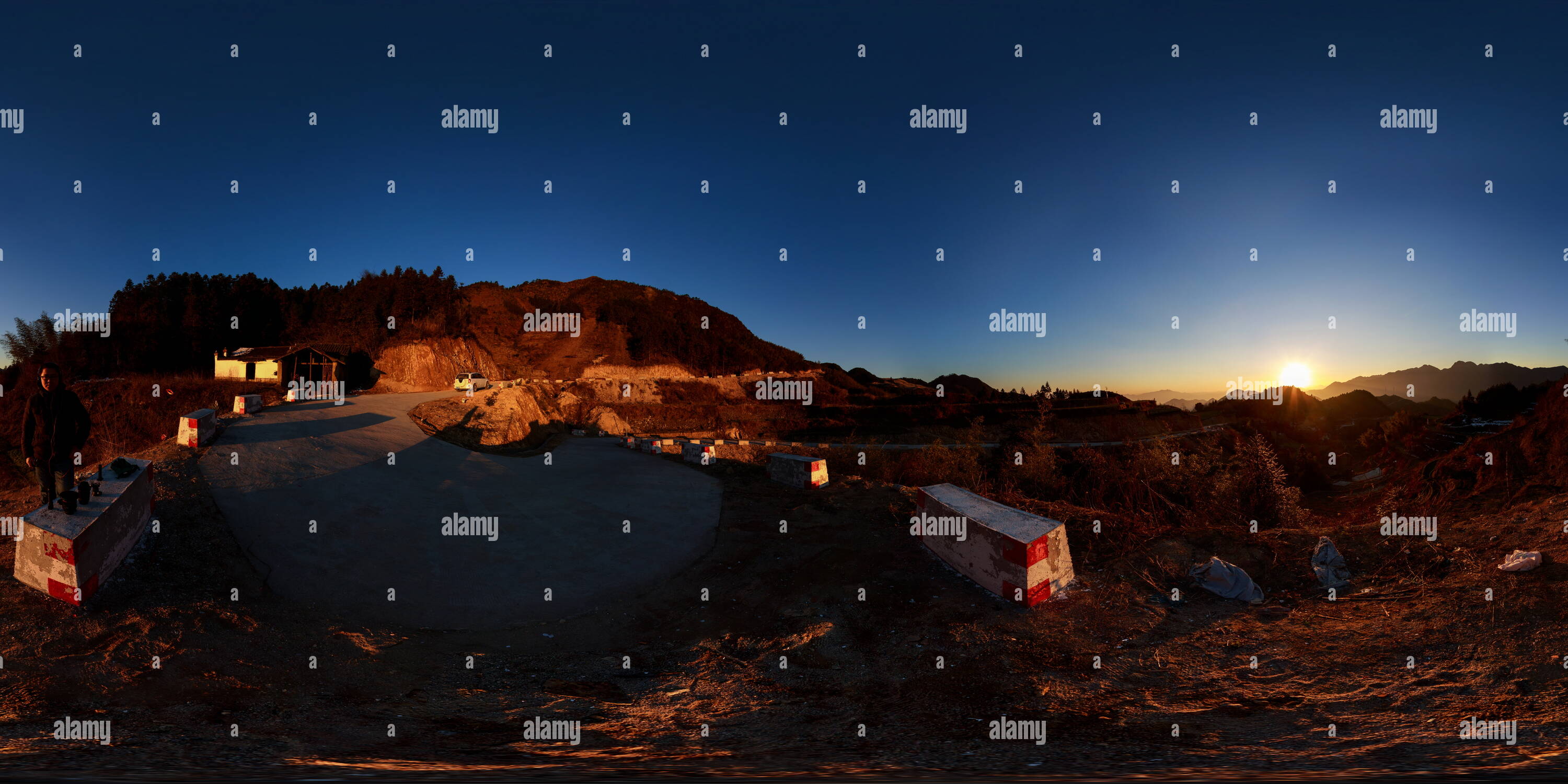 360° view of Daitou Cun Sunrise 1 - Alamy