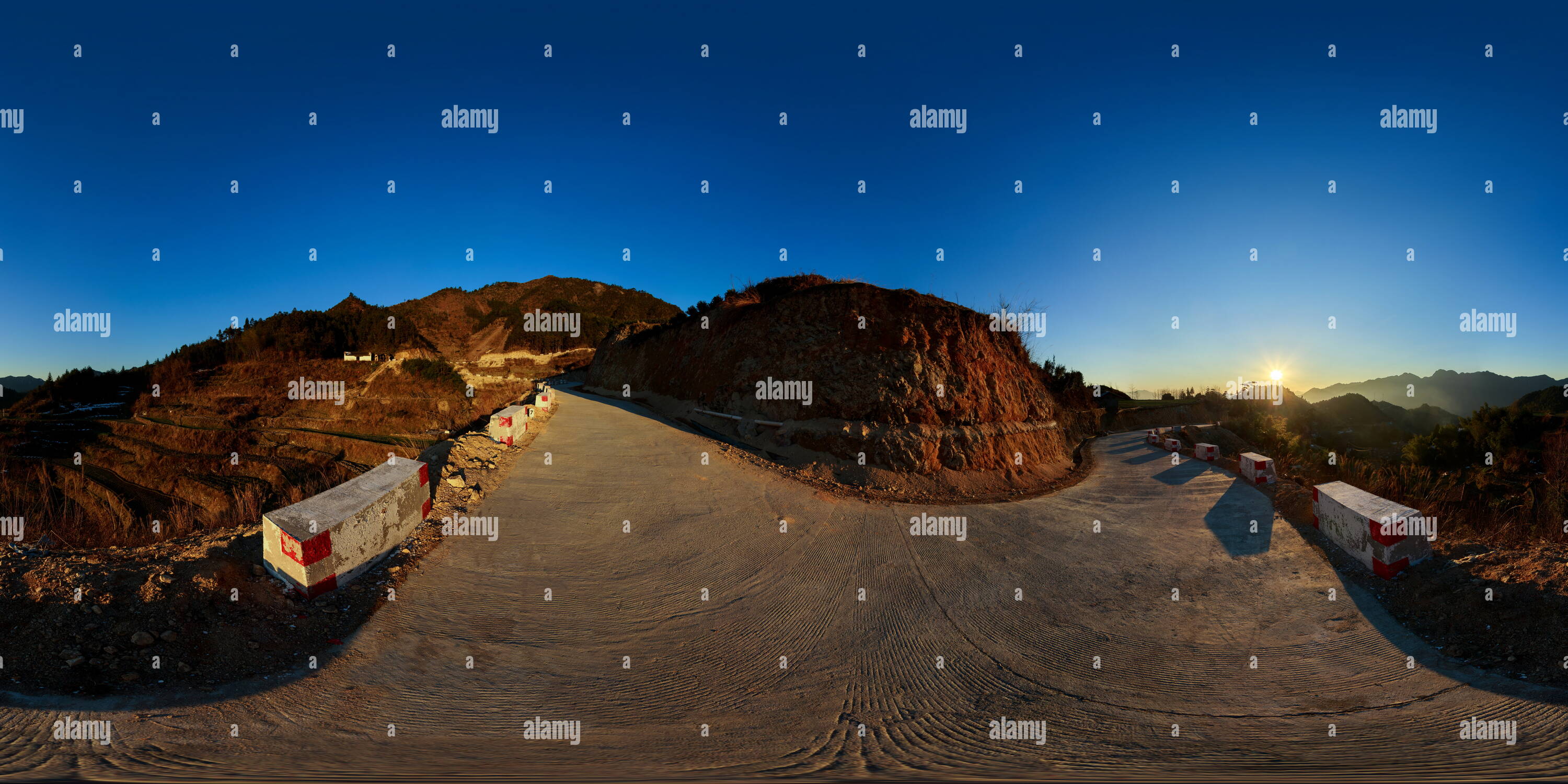 360° view of Daitou Cun Sunrise 2 - Alamy