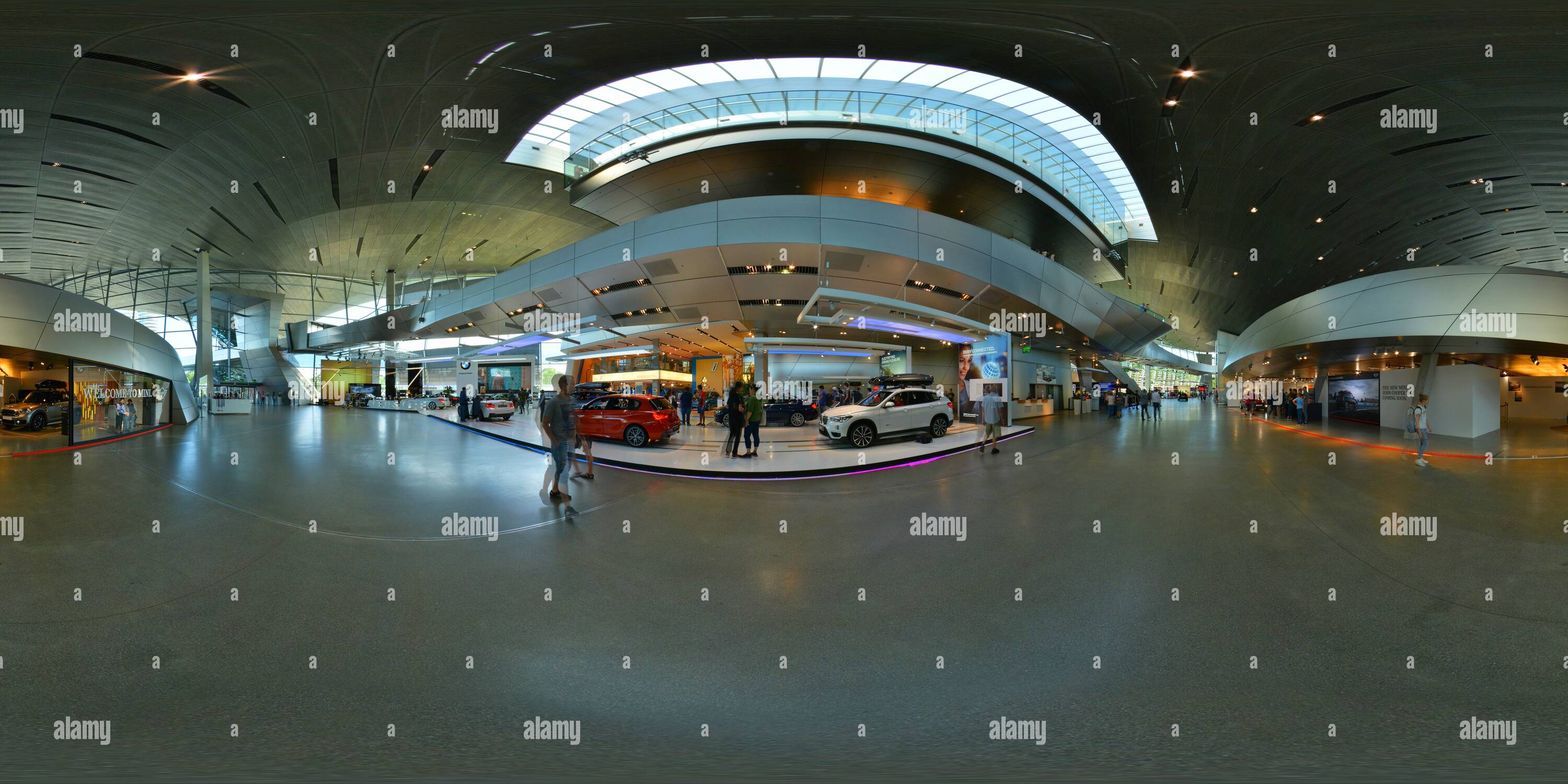 360° view of BMW-World - Showroom - Alamy