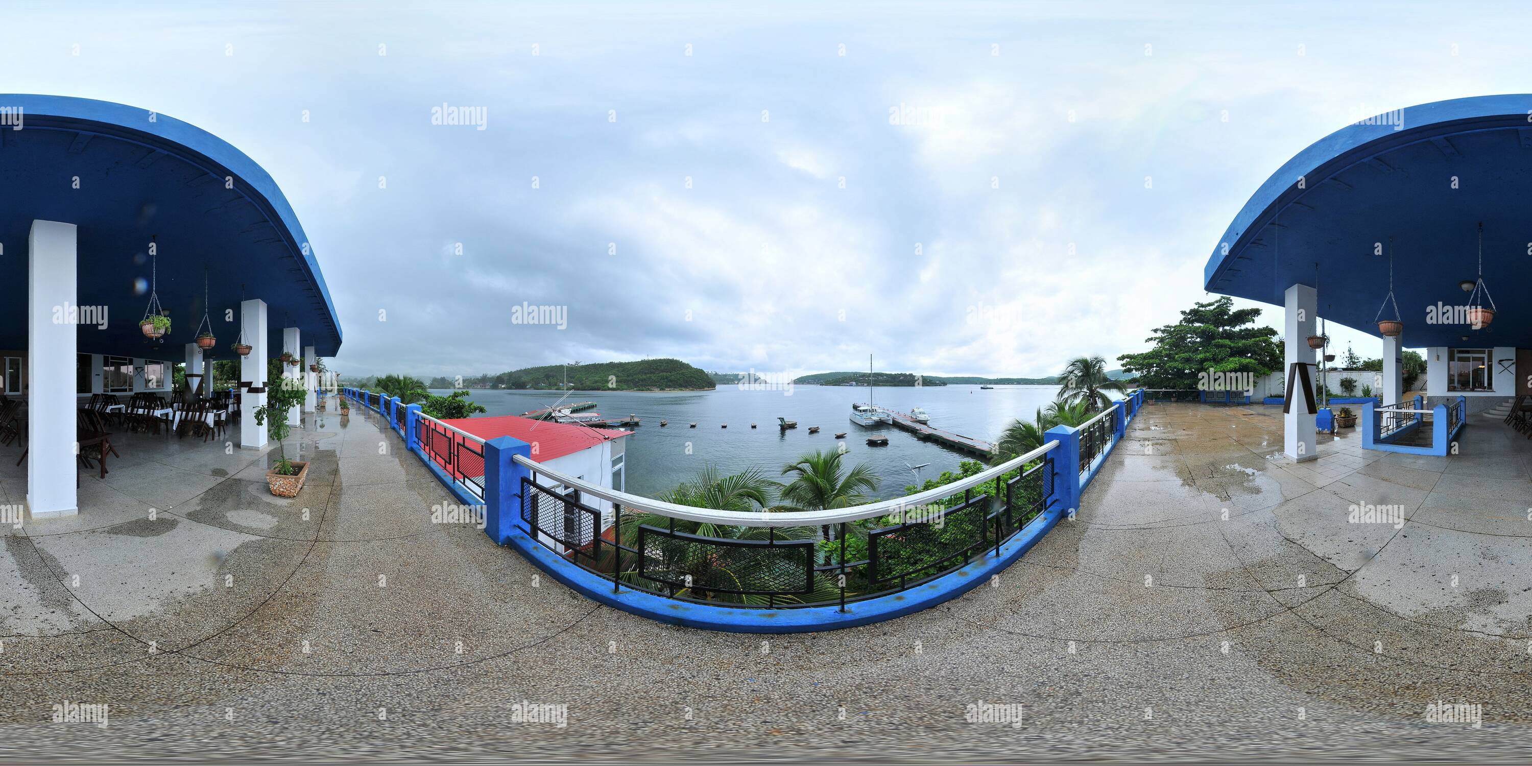 360° view of Cuba - Punte Gorda, Marina Marlin - Alamy