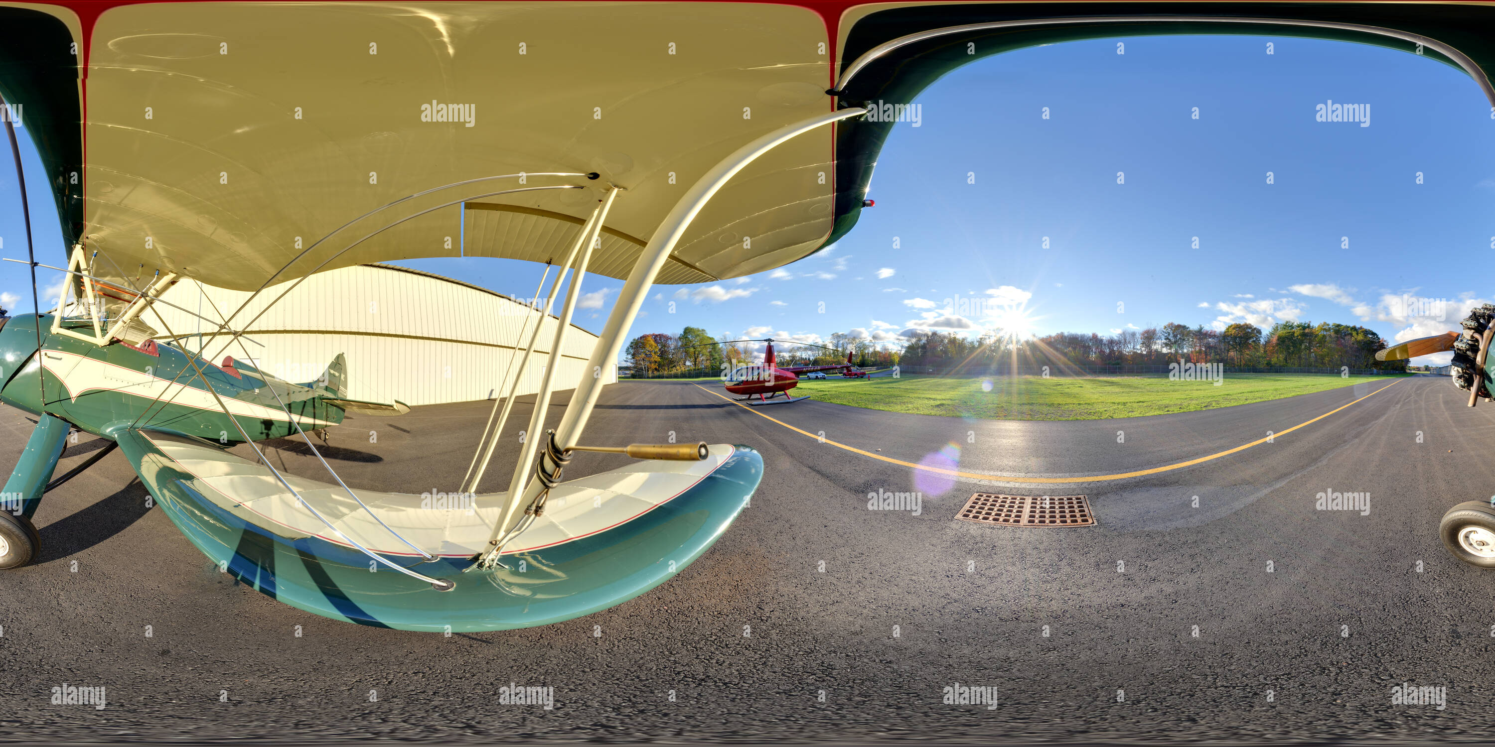 360° view of 1940 WACO UPF-7 Biplane Three - Alamy