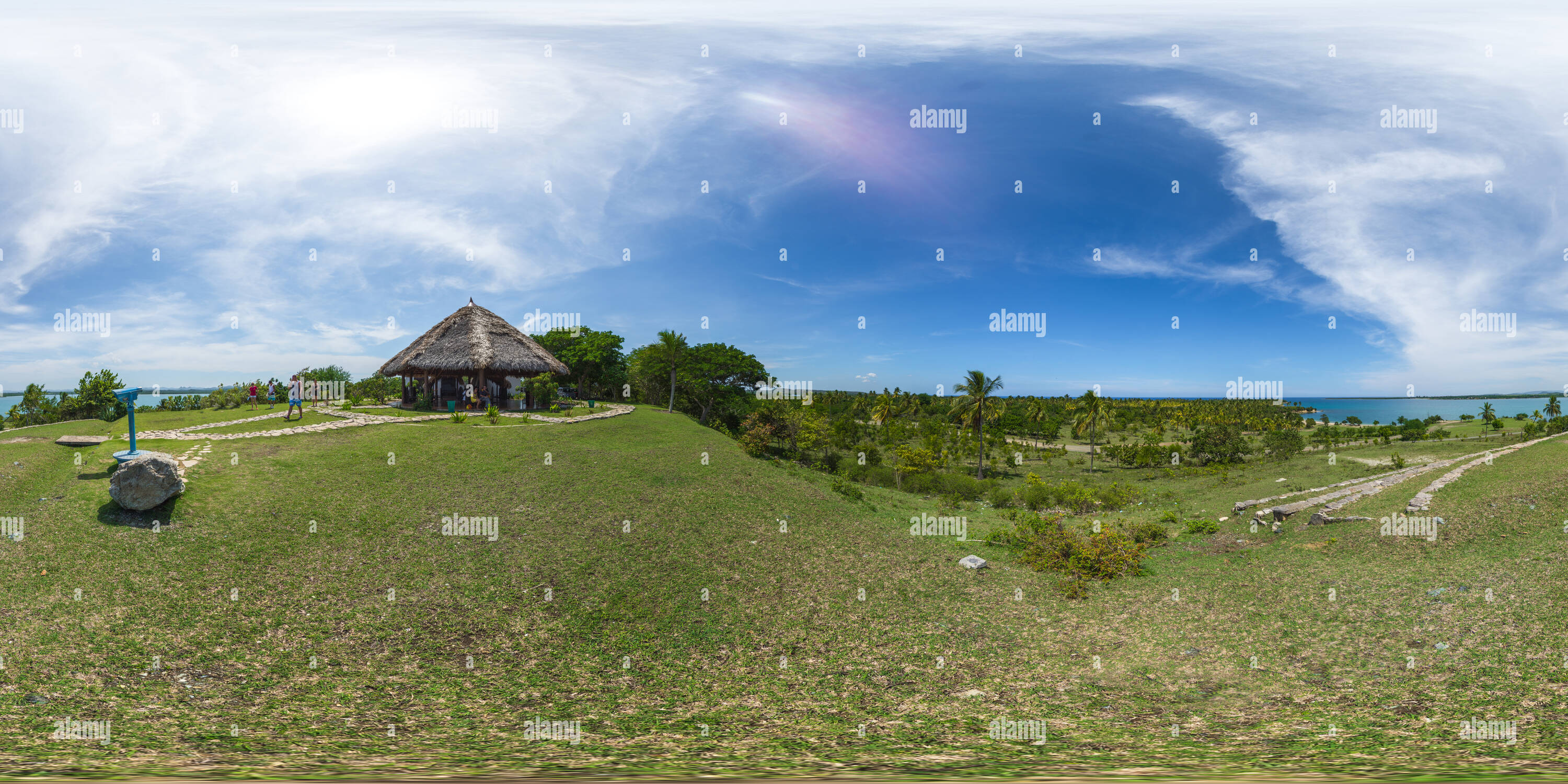 360° view of the place where Christopher Columbus landed in Cuba 2 - Alamy