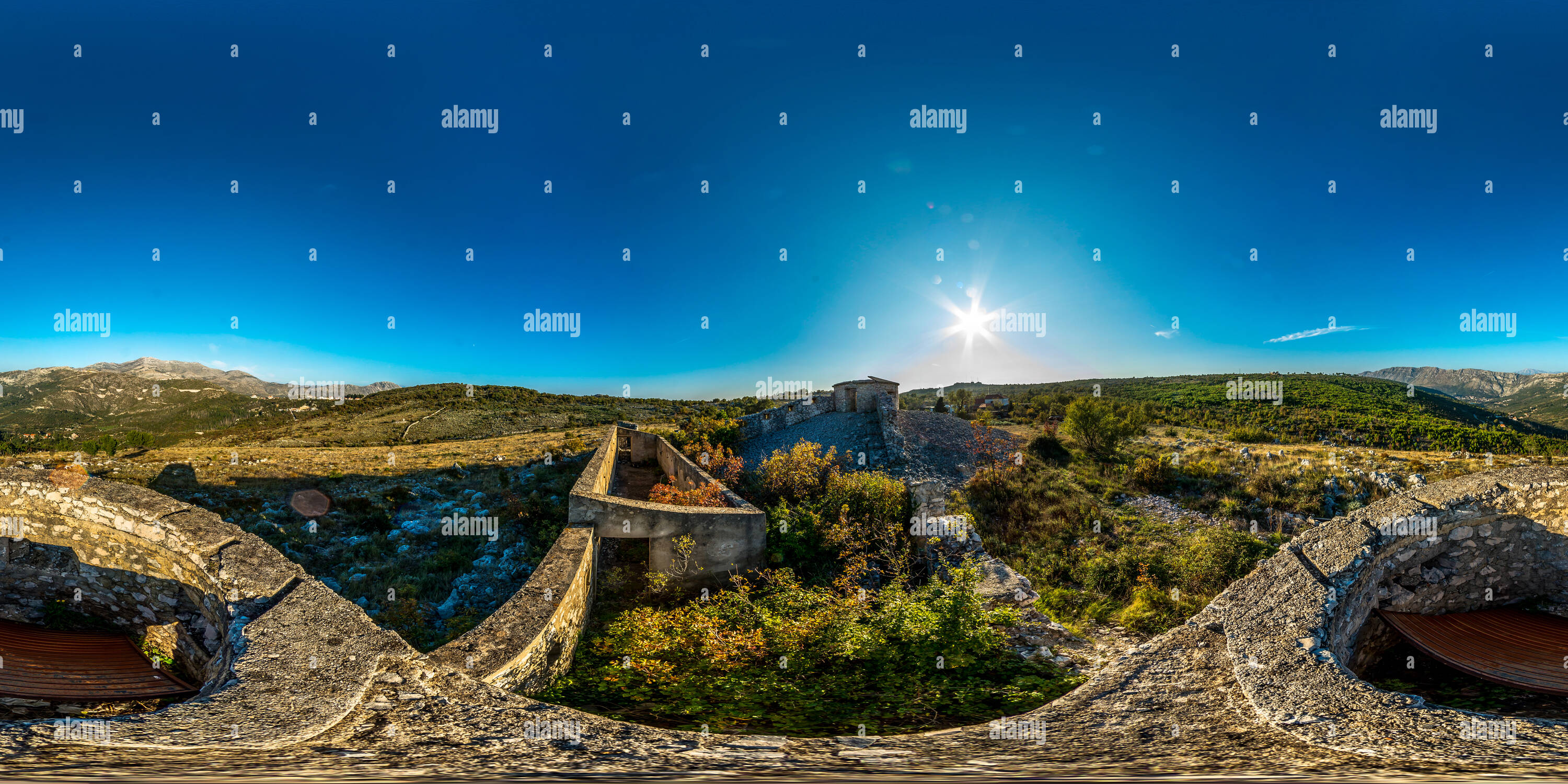 360° view of Fortifications on Srgj - Bratitovo - Alamy