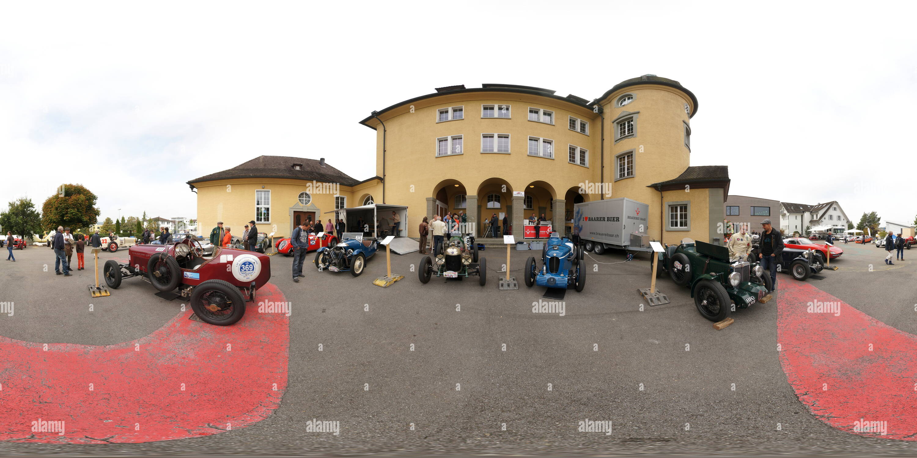 360° view of Switzerland Lucerne Root Michaelskreuzrennen MG Morgan - Alamy