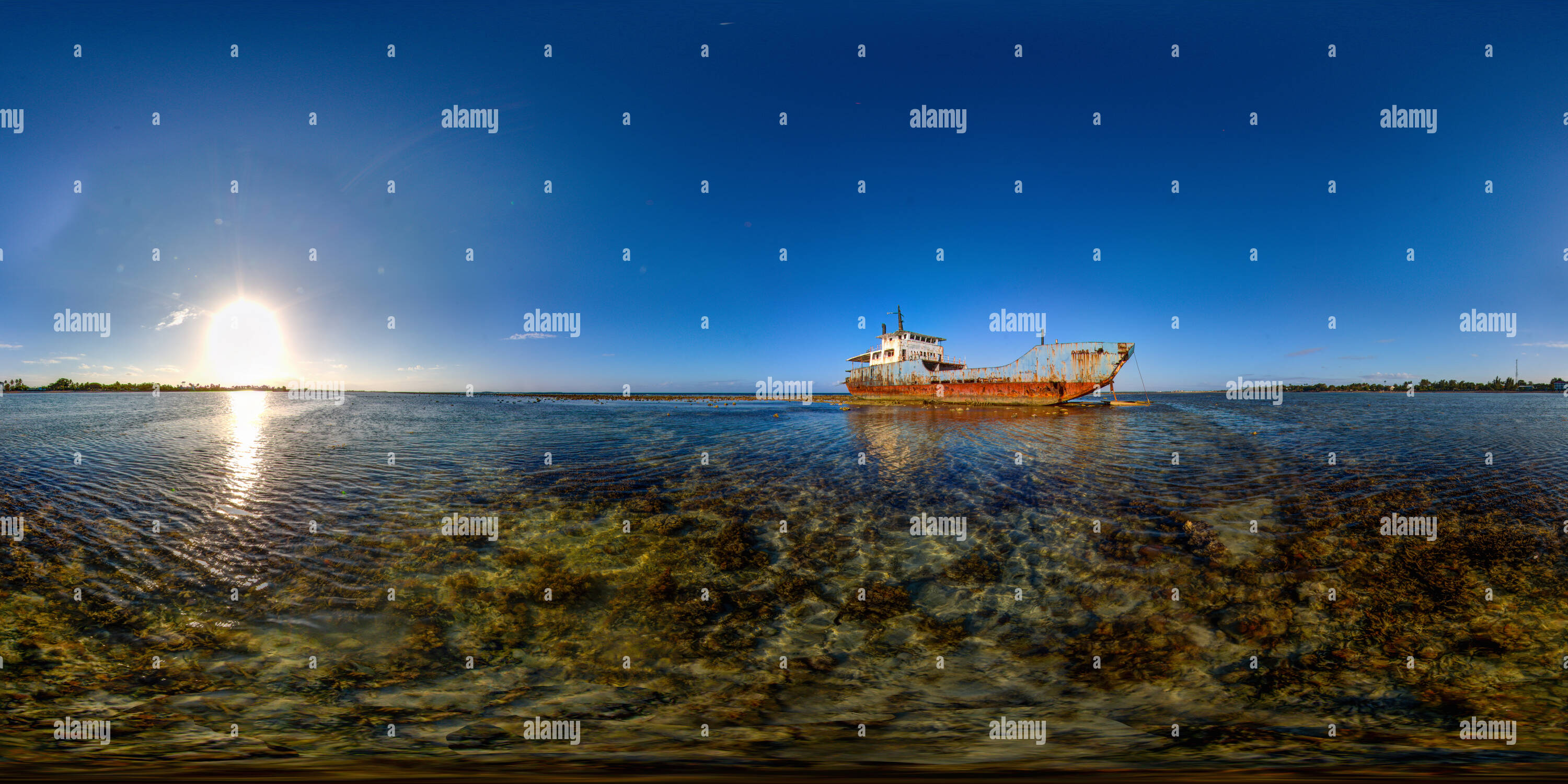 360° view of Tongan Ghost Ship - Alamy