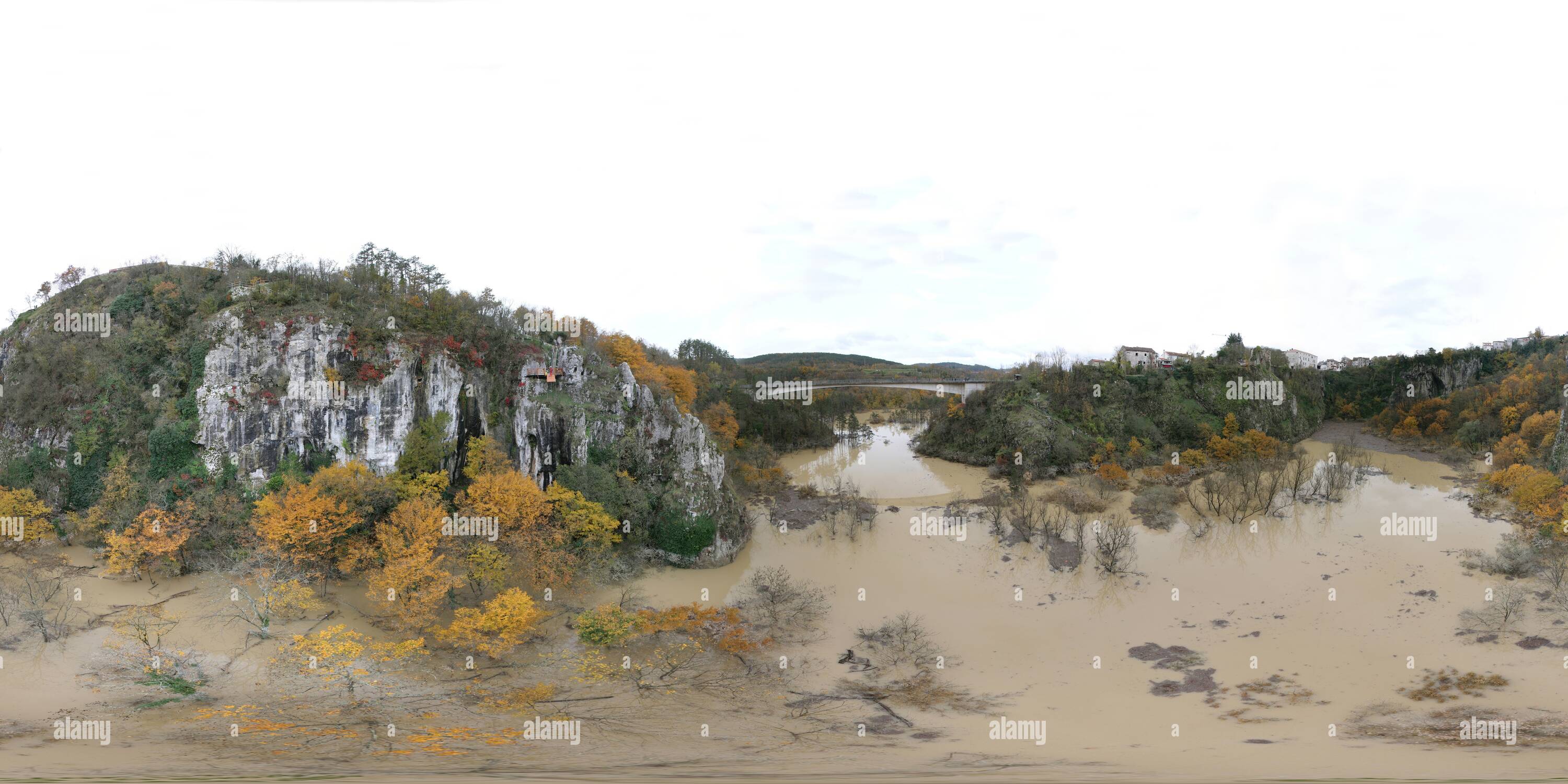 360° view of Abyss of Pazinska jama - Alamy