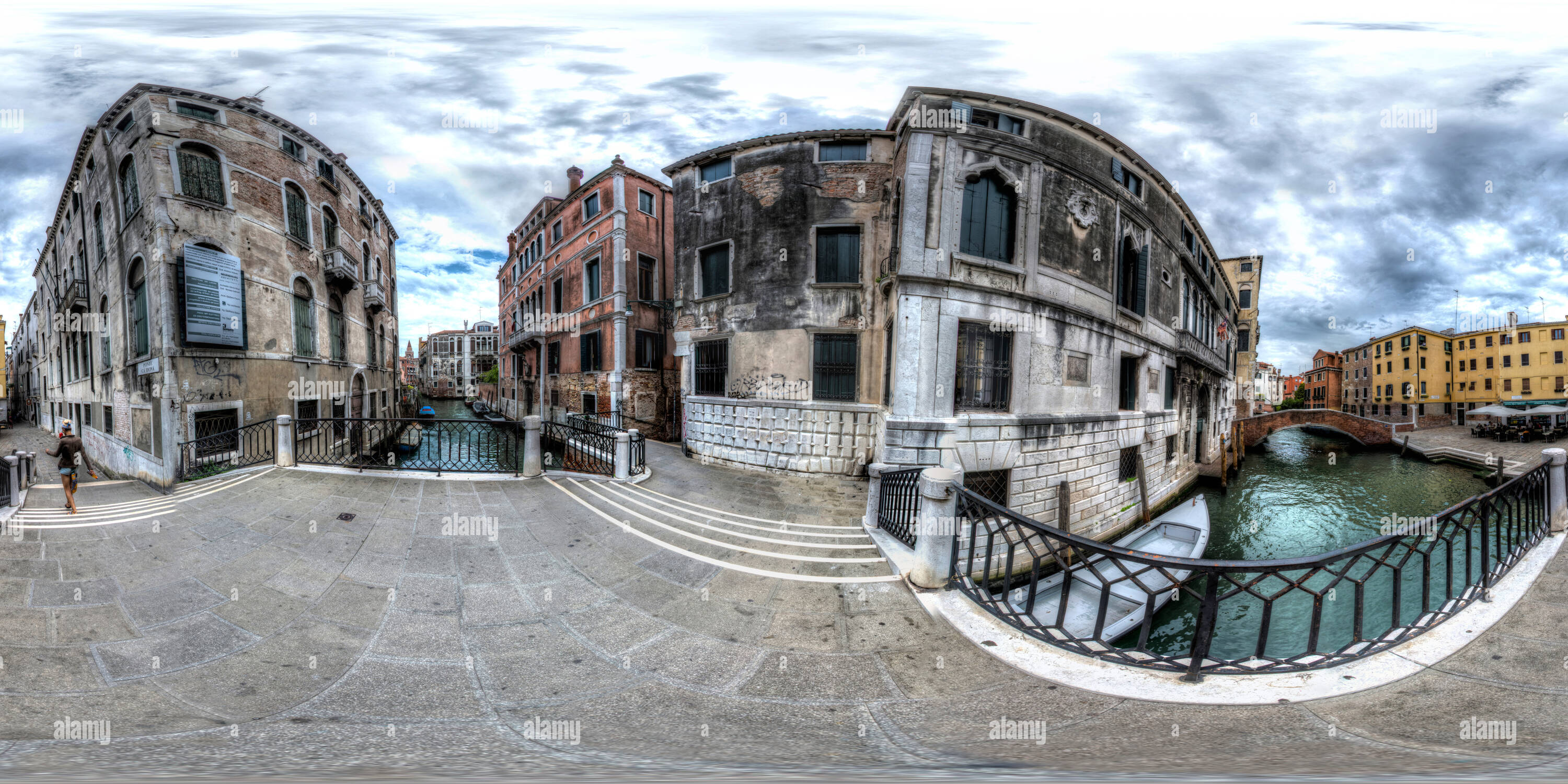 360° view of Venezia, Italy, Ponte ca Dona - Alamy