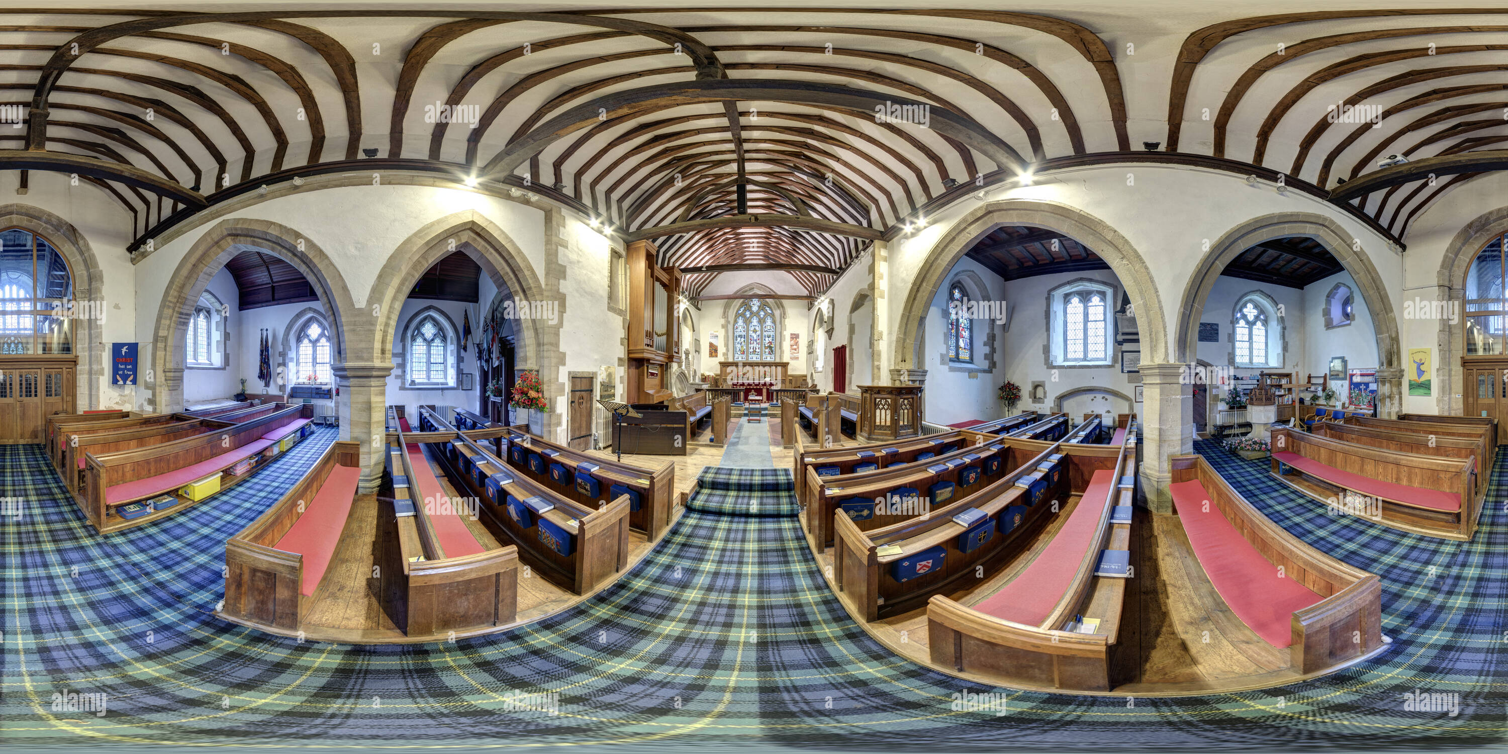 360° view of St Peters church, Ardingly, Sussex - Alamy