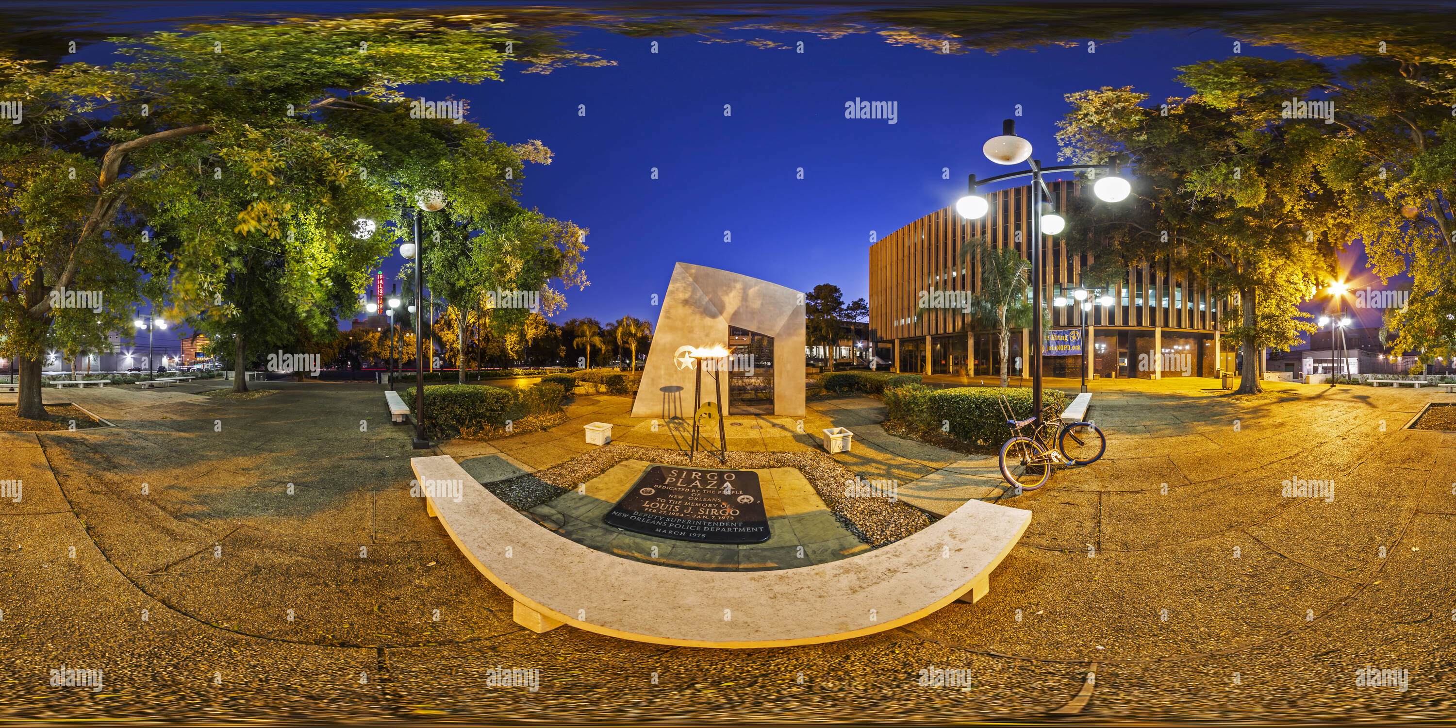 360° view of Sirgo Plaza, New Orleans, Louisiana - Alamy