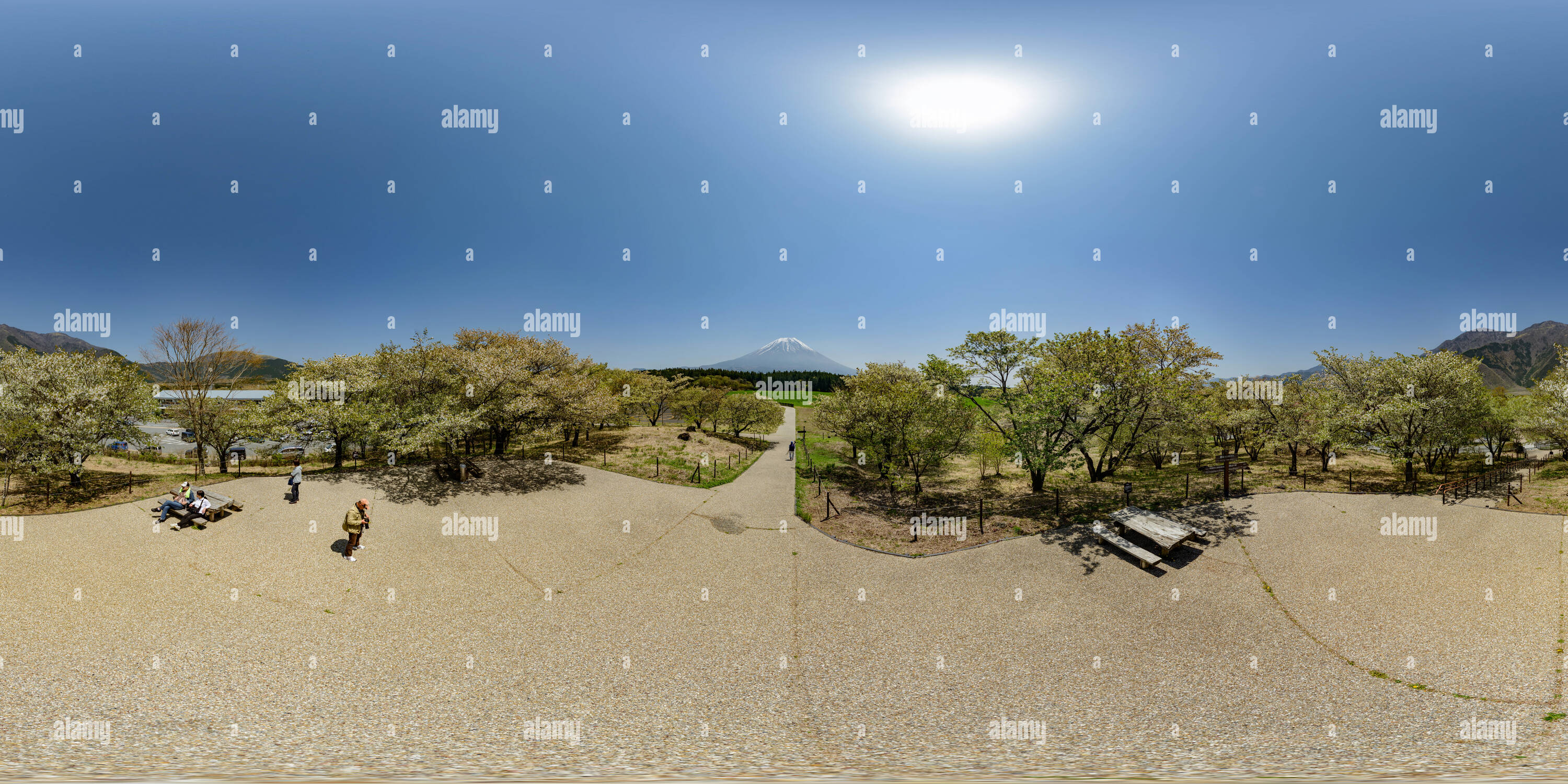 360° view of Mt.Fuji view point in Asagiri highland - Alamy