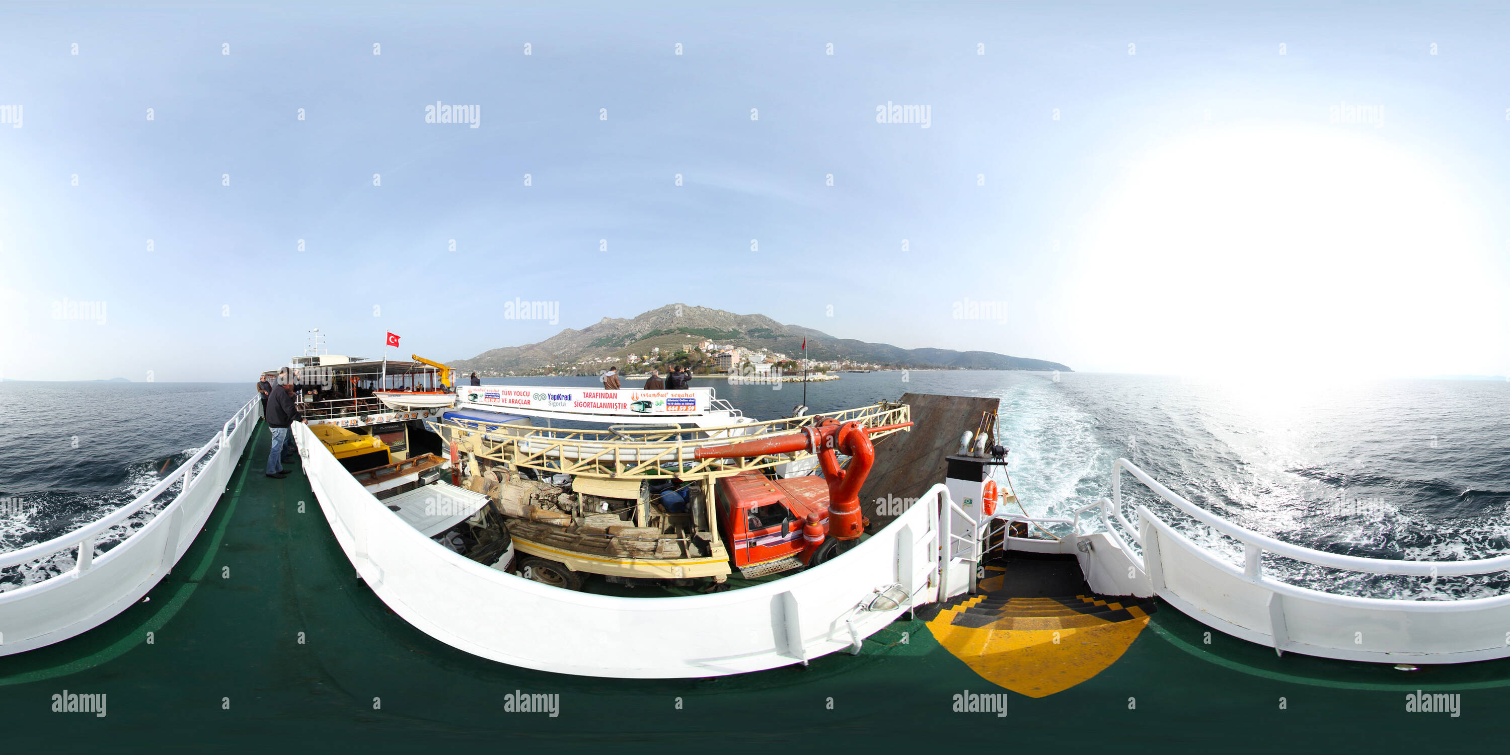 360° view of Marmara Island Ferry / Marmara District - Alamy