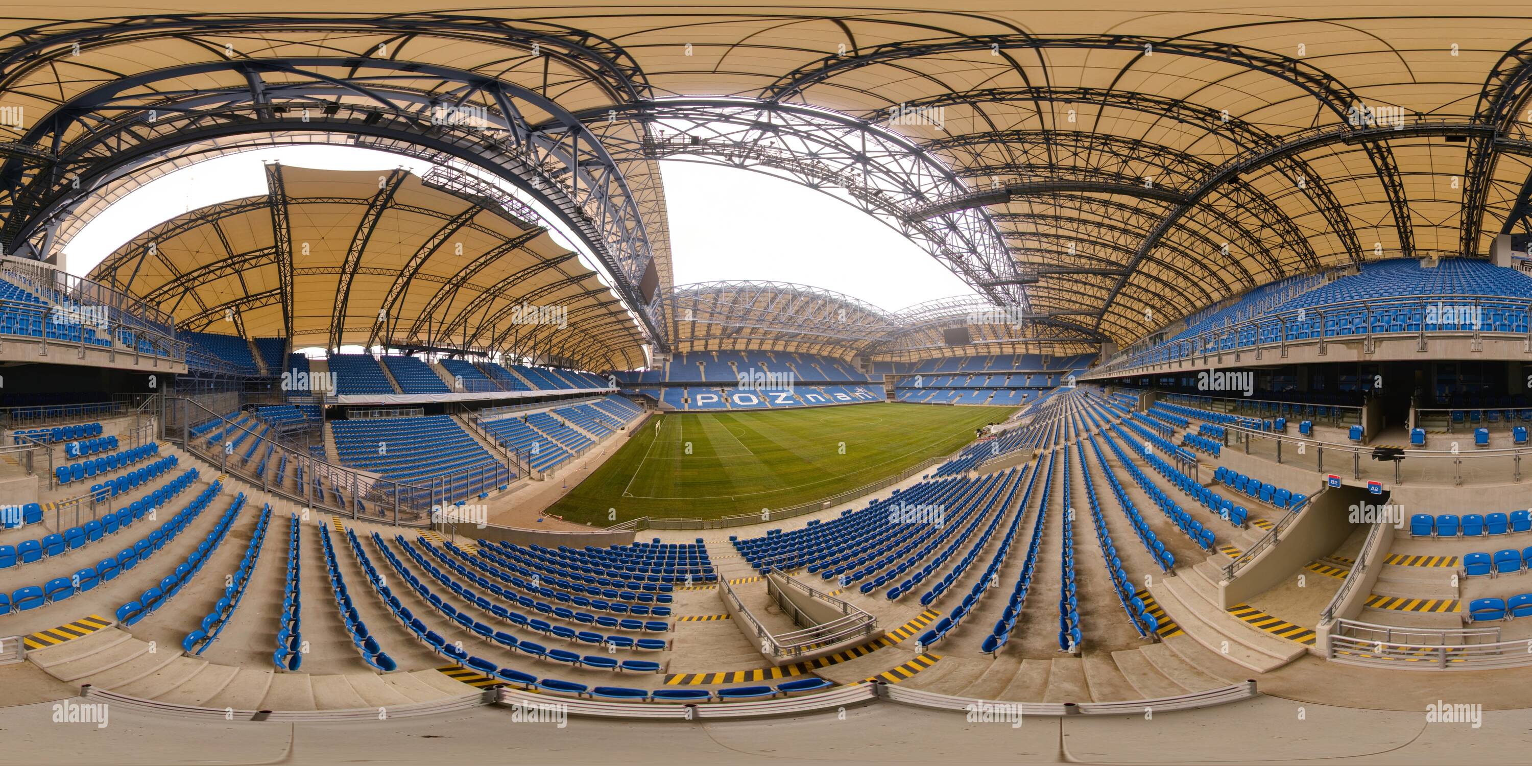 360° view of Municipal Stadium in Poznań - 3381 - Alamy
