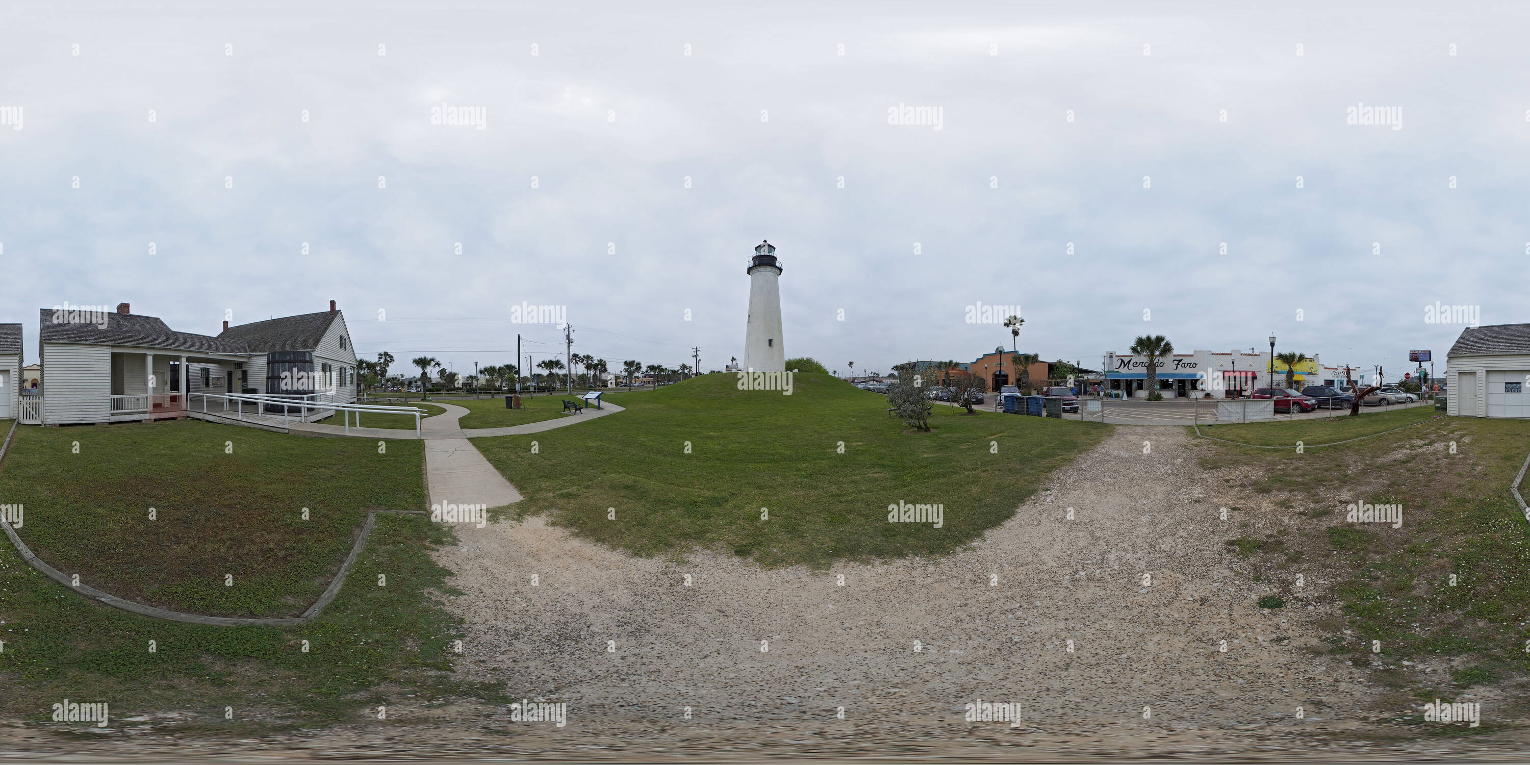 360° view of Point Isabel Light in Port Isabel - Alamy