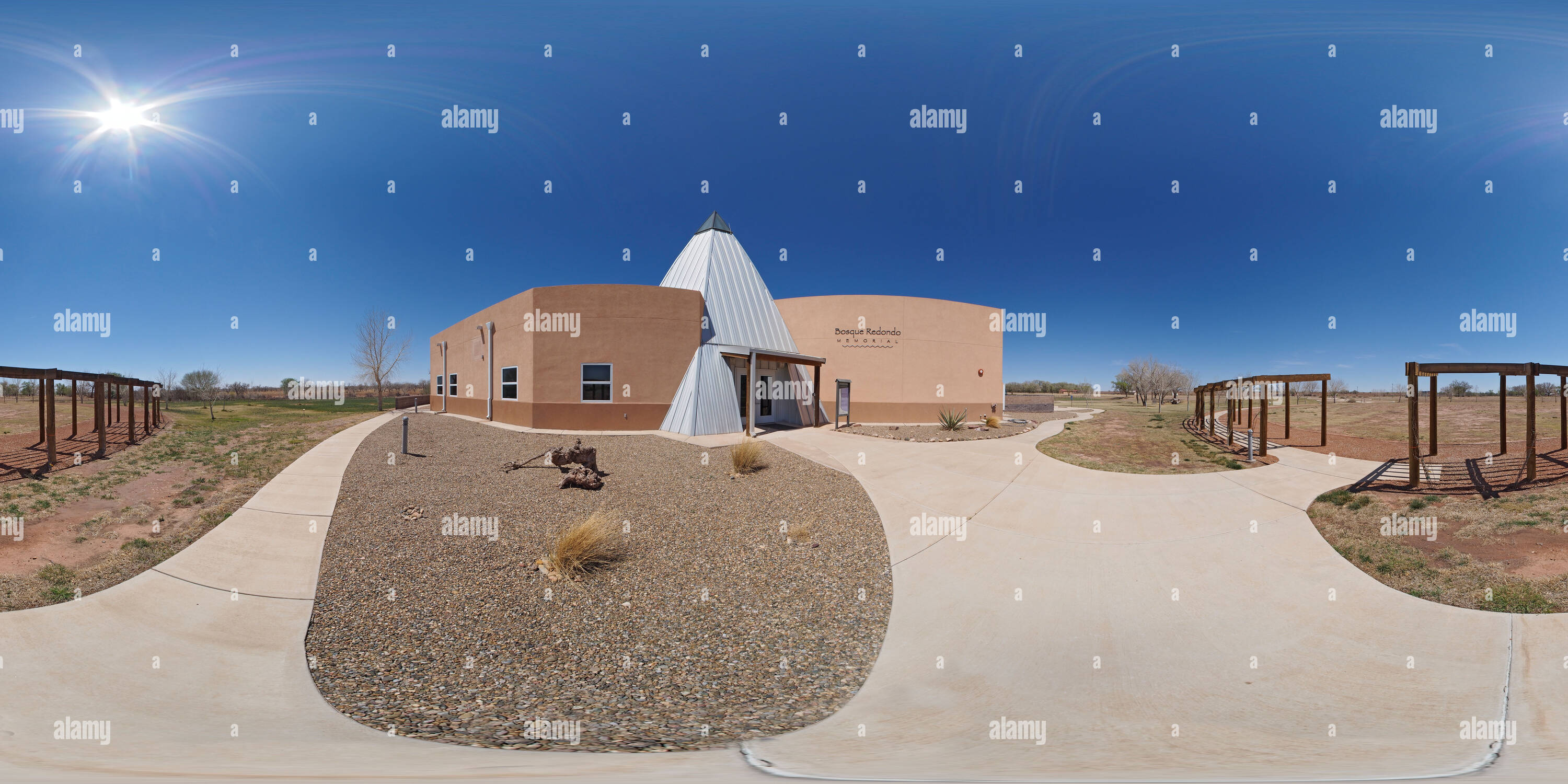 360° view of Bosque Redondo Memorial - Alamy