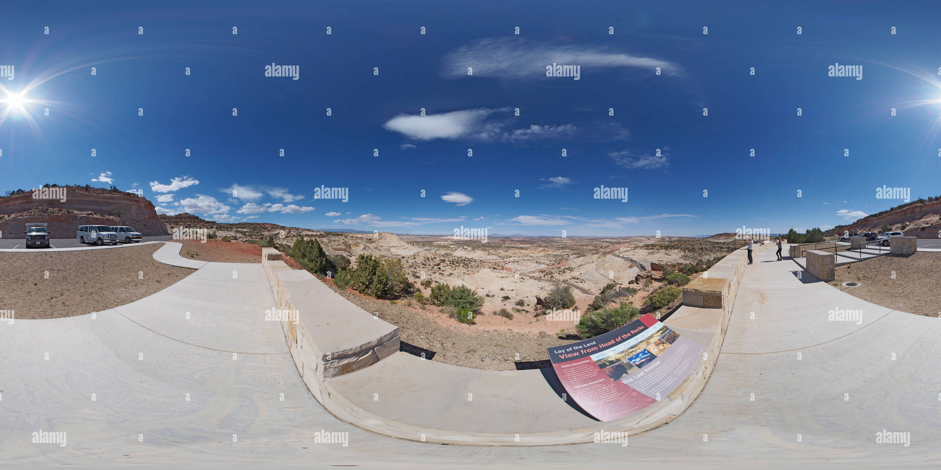 360° view of Head of the Rocks overlook near Escalante - Alamy