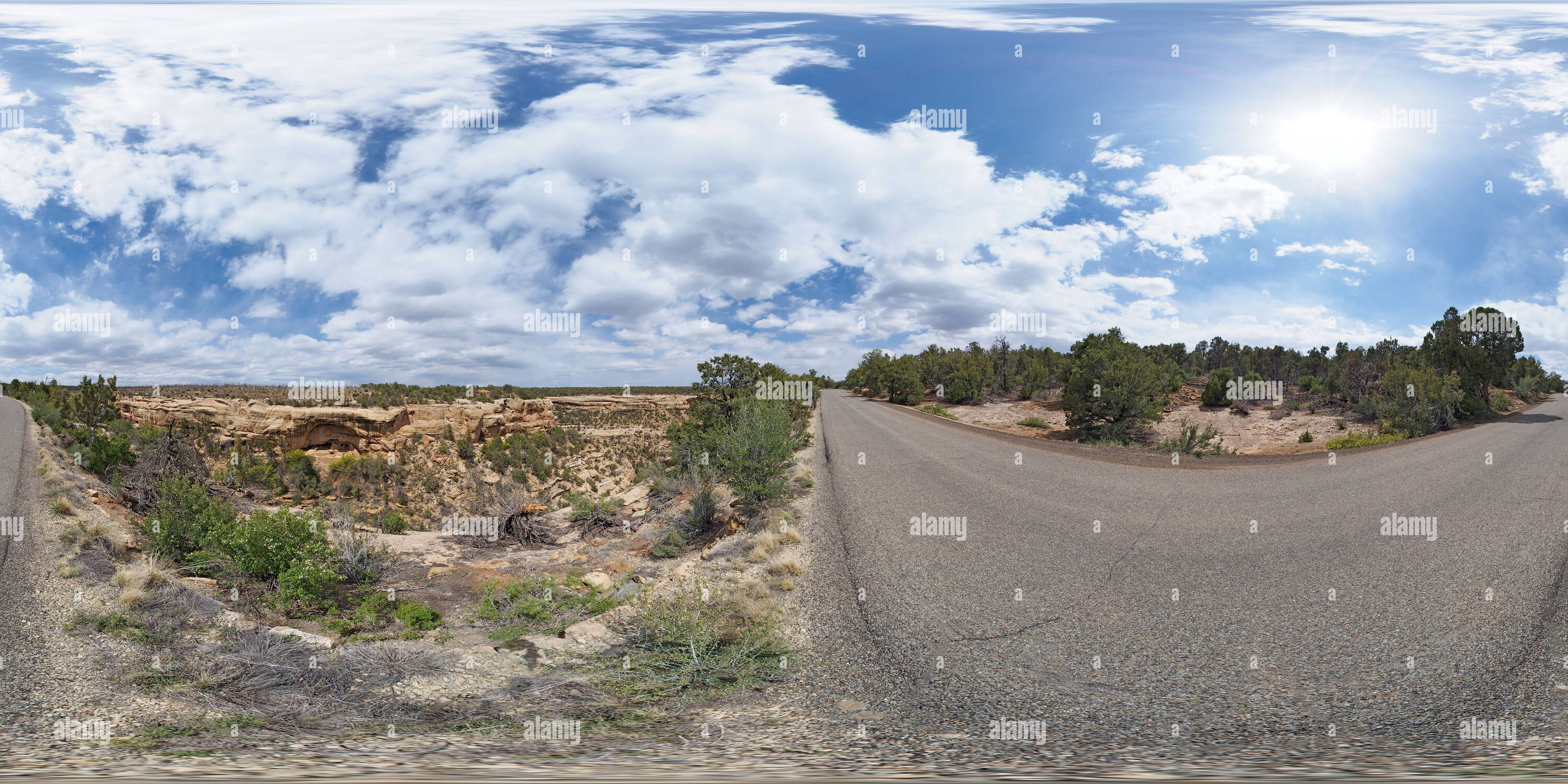 360° view of Between Sun Point and Fire Temple - Alamy