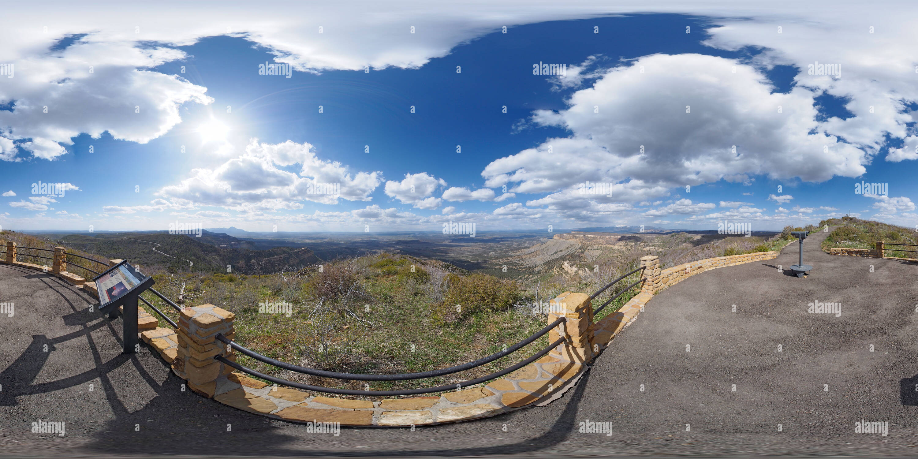 360° view of West viewpoint at Park Point - Alamy