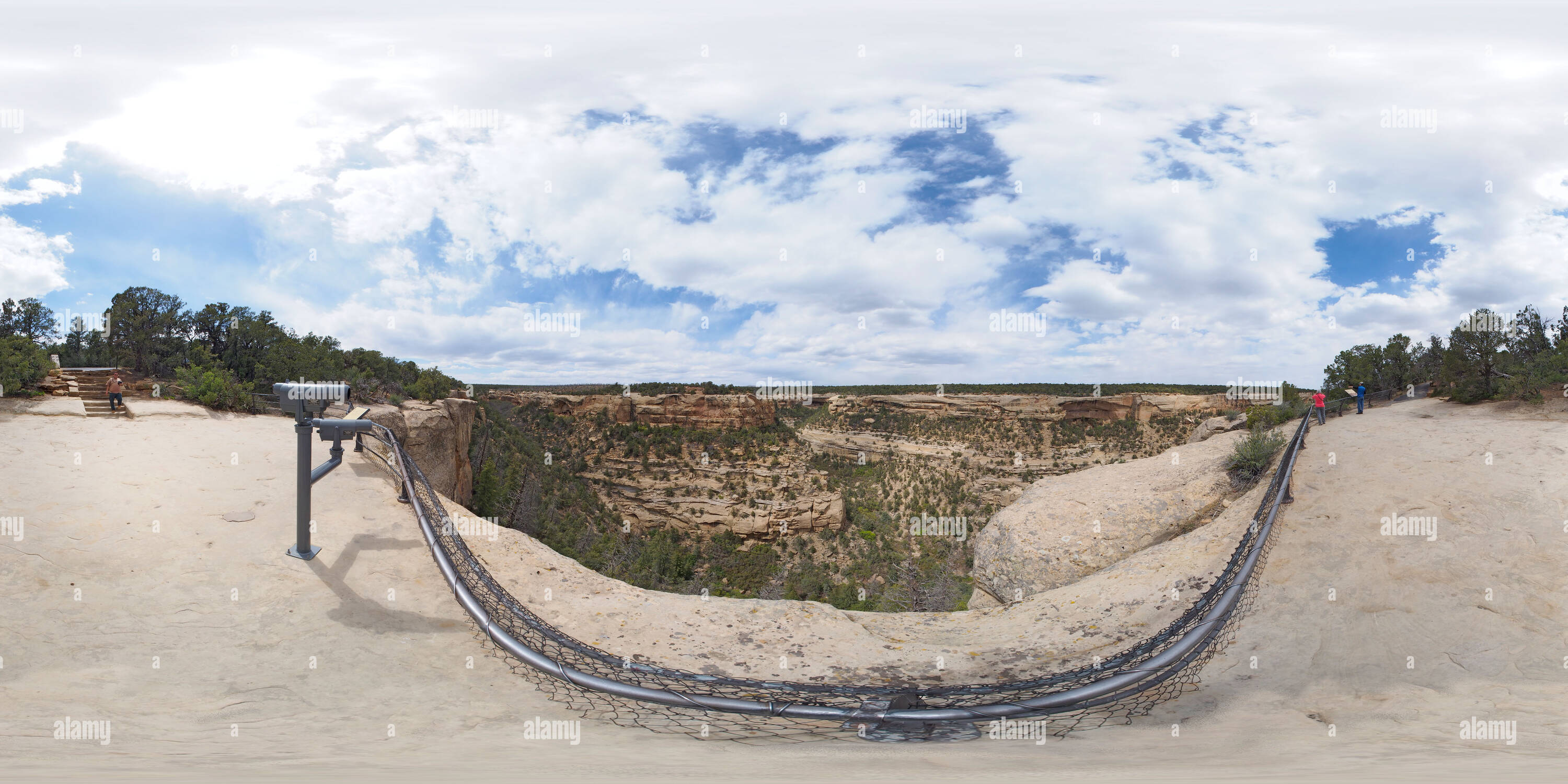 360° view of Sun Point view at Mesa Verde - Alamy