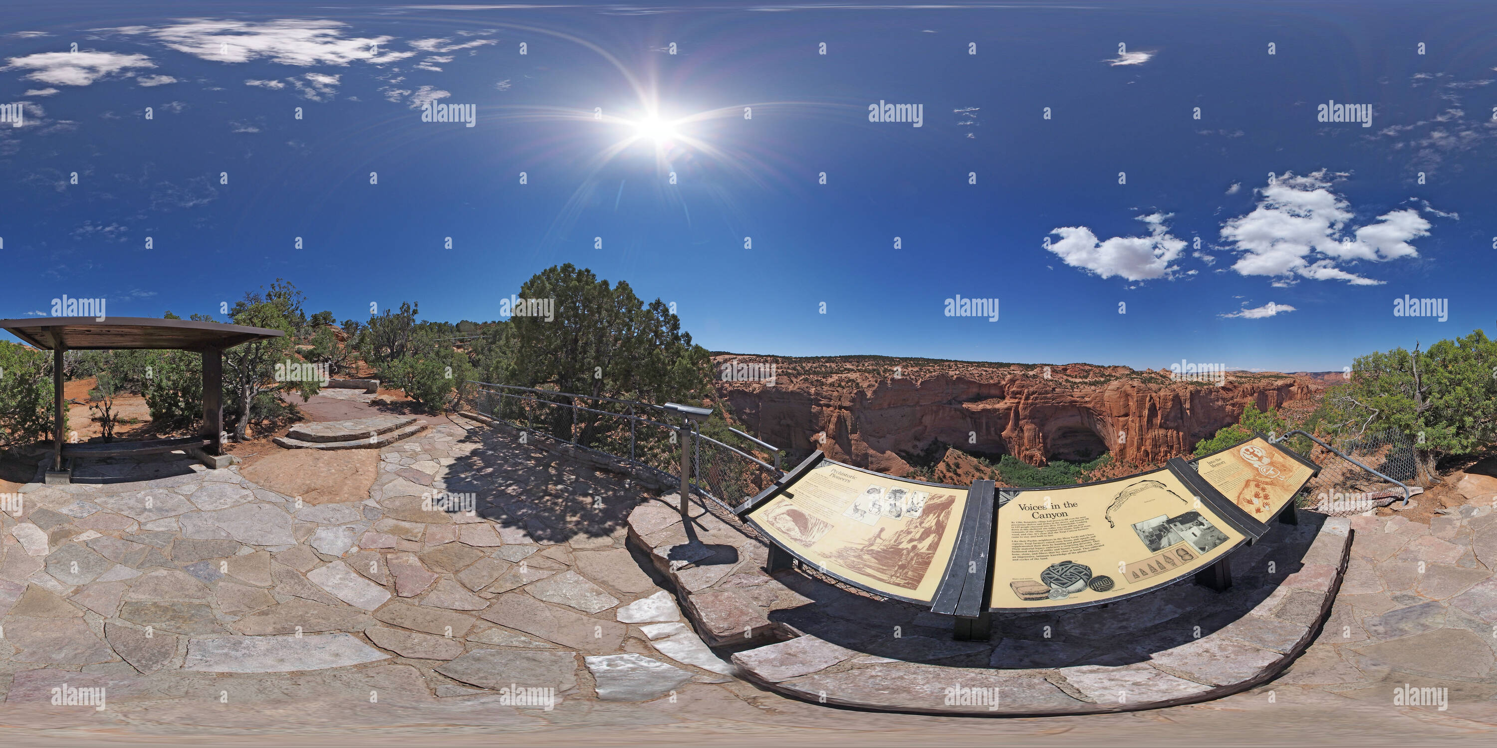 360° view of Sandal Trail overlook at Betatakin Ruin - Alamy