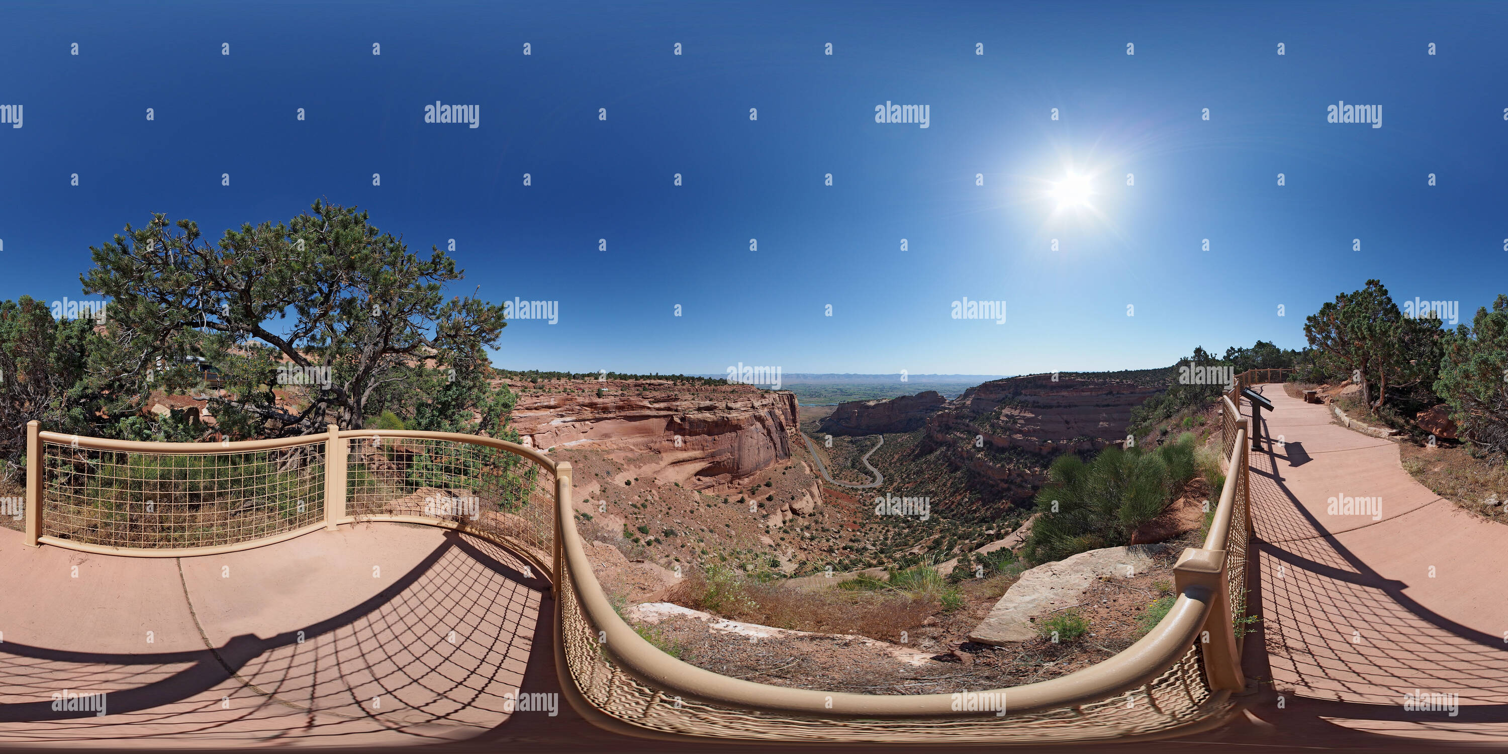 360° view of Fruita Viewpoint at Colorado National Monument - Alamy