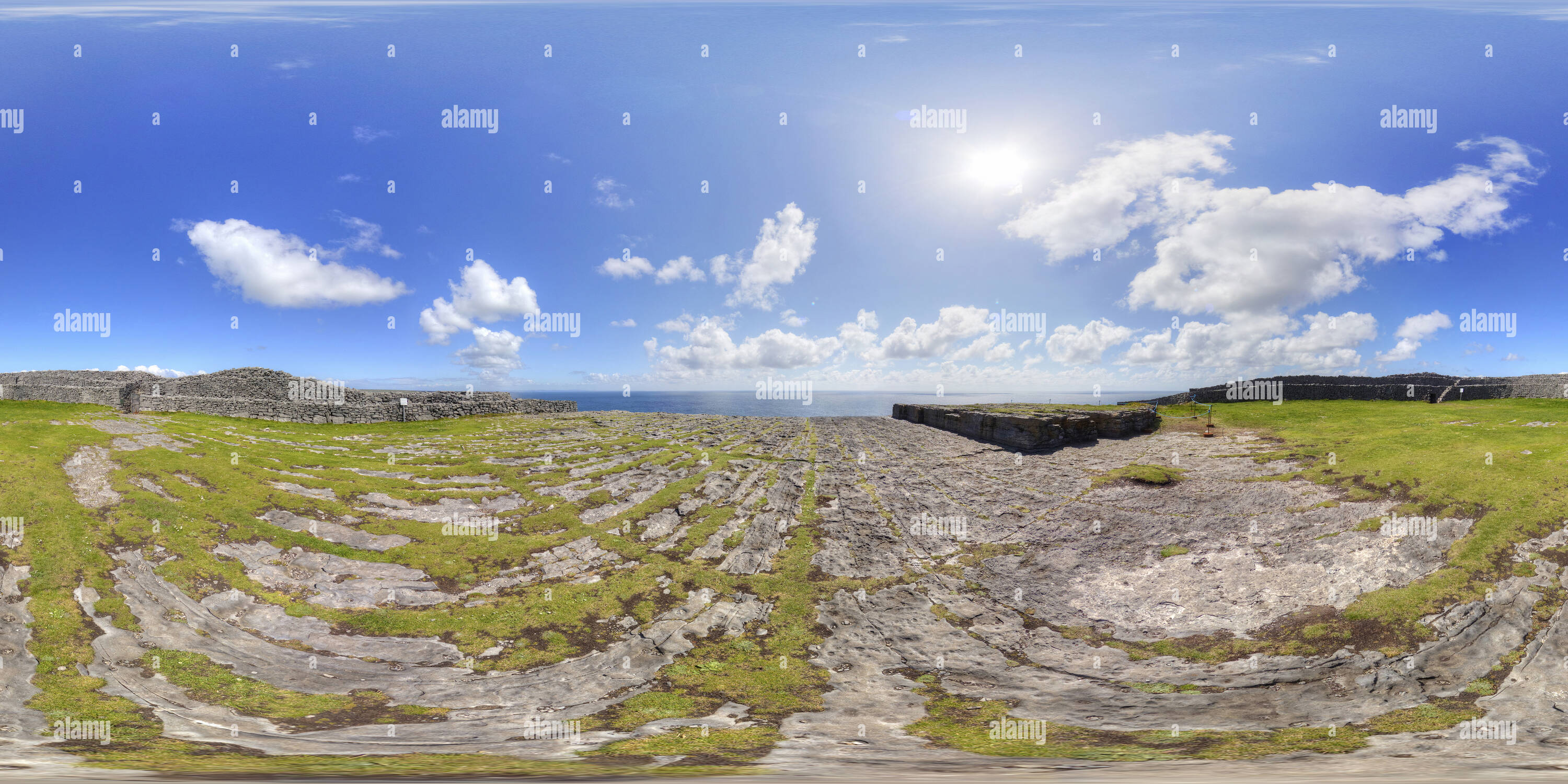 360° view of IRELAND - Inishmore - Dun Aengus Fort 2 - Alamy