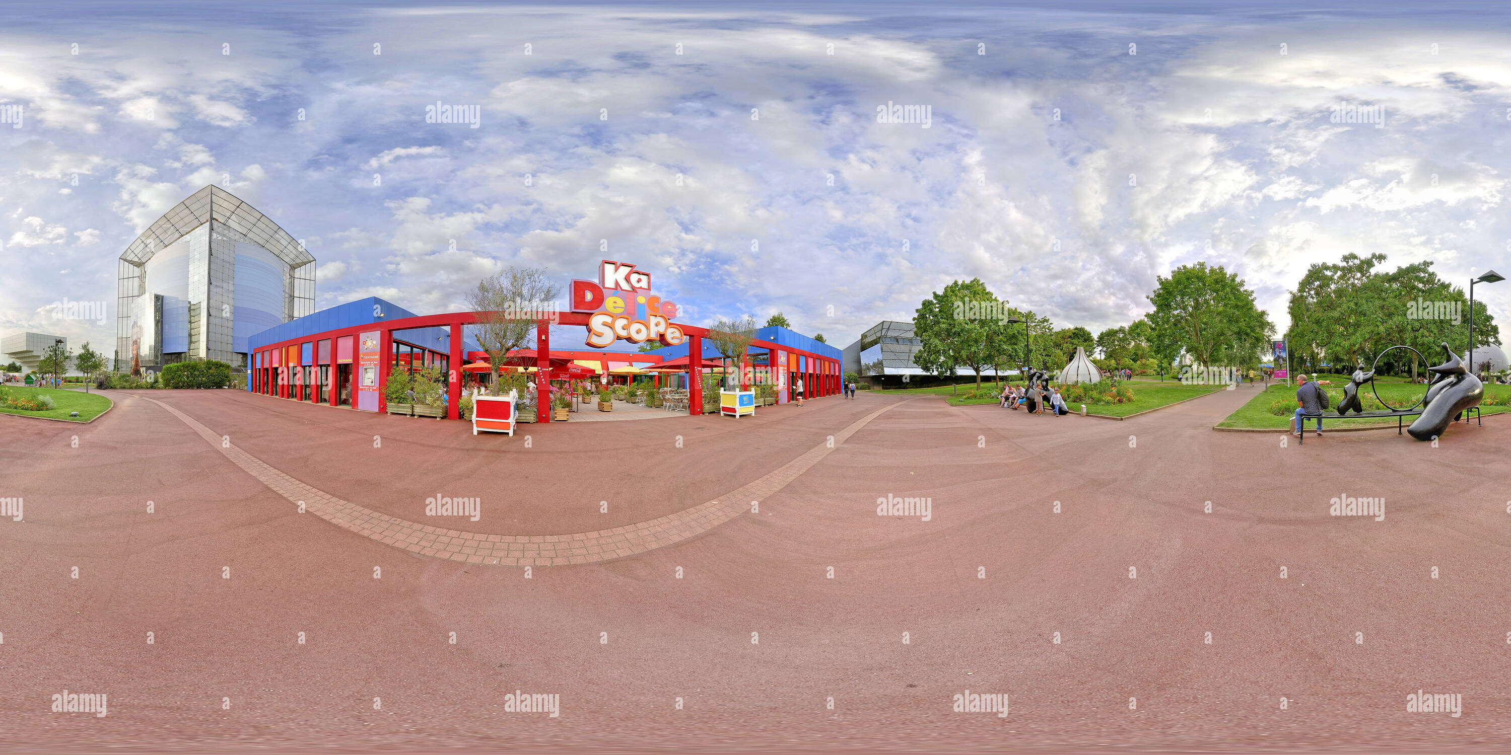 360° view of Restaurant in Futuroscope - Alamy