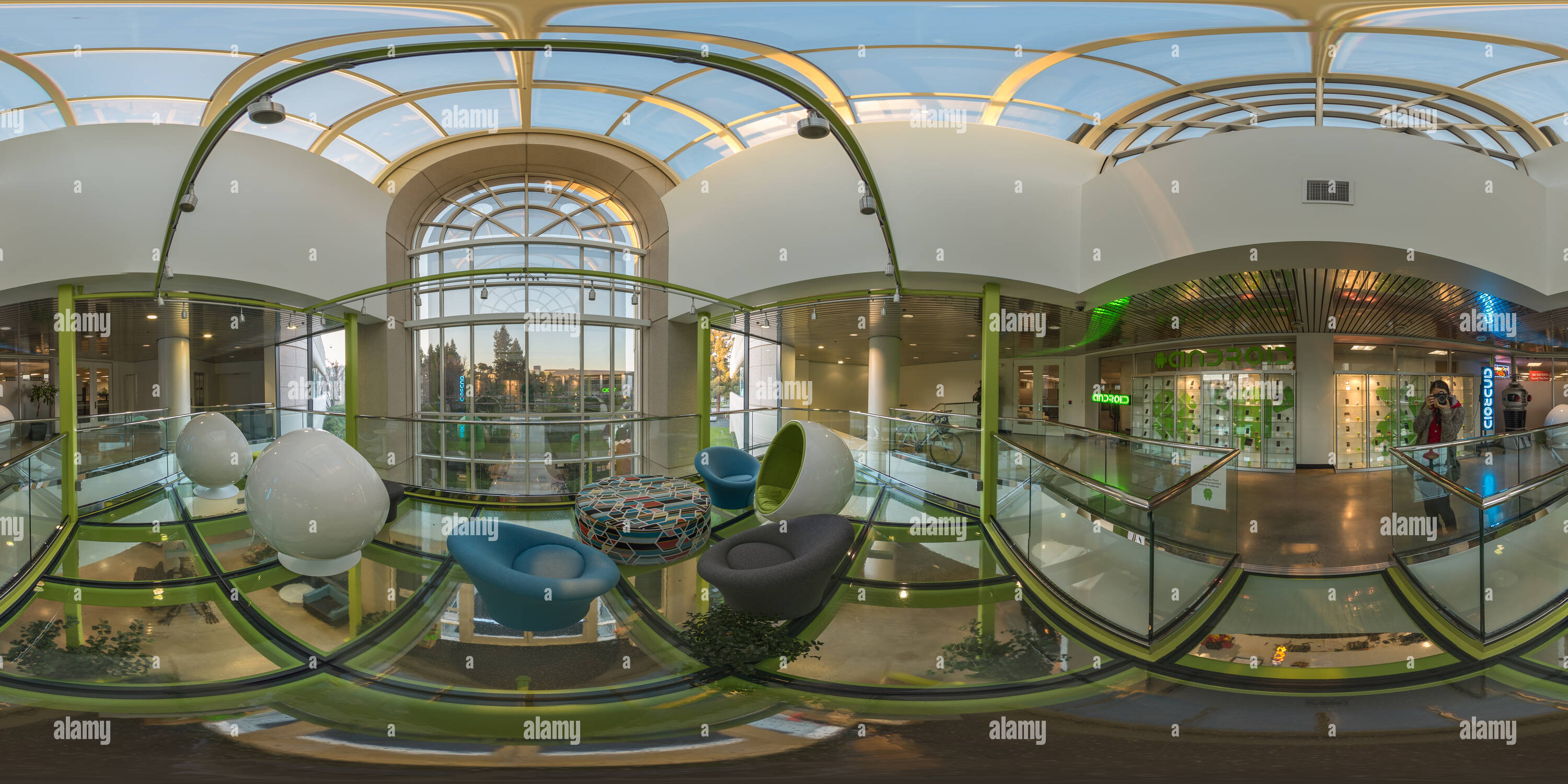 360° view of Inside the former Android building - Alamy