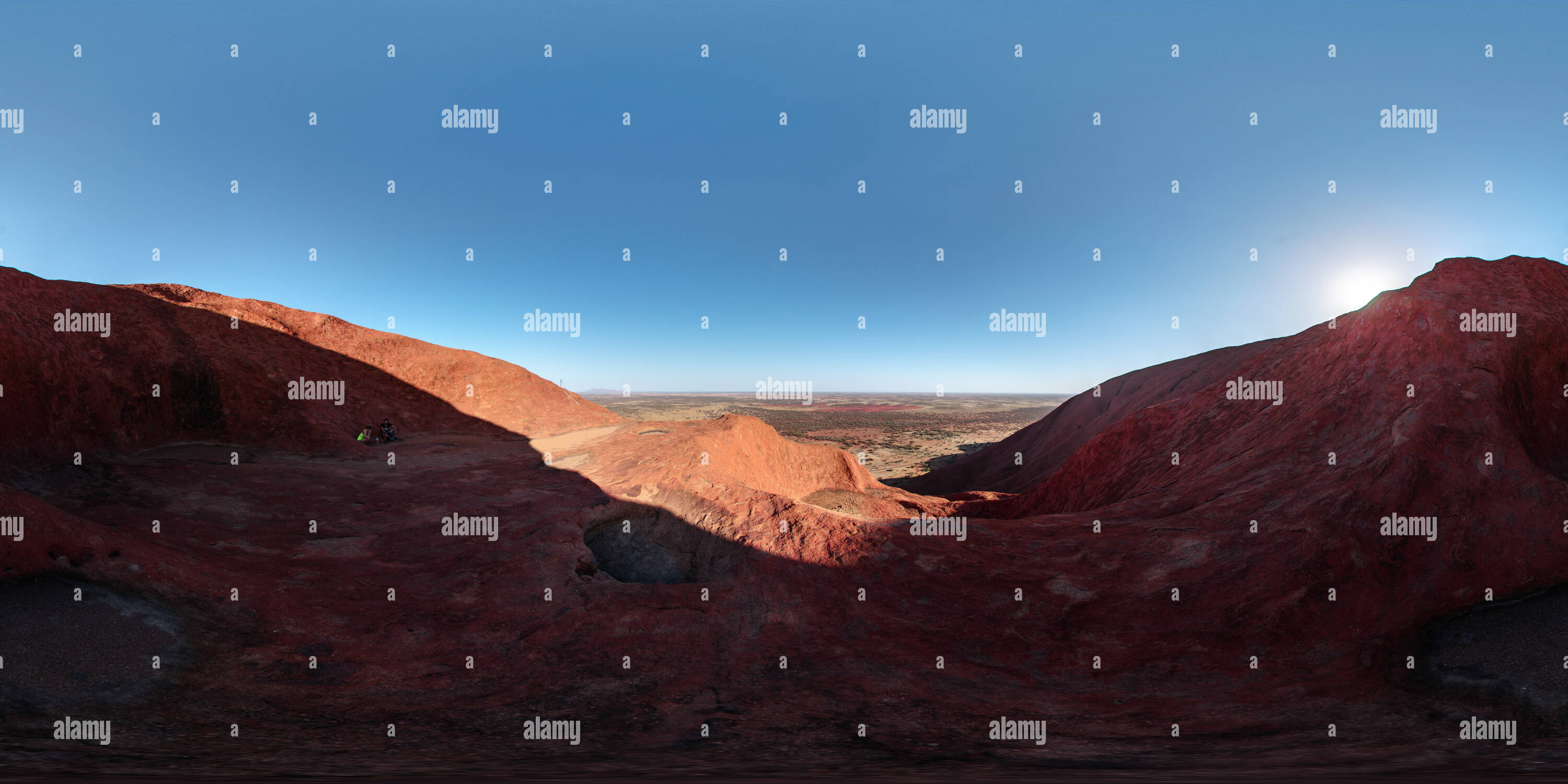 360° view of Australia, NT, Uluru Kata Tjuta National Park, Uluru ...