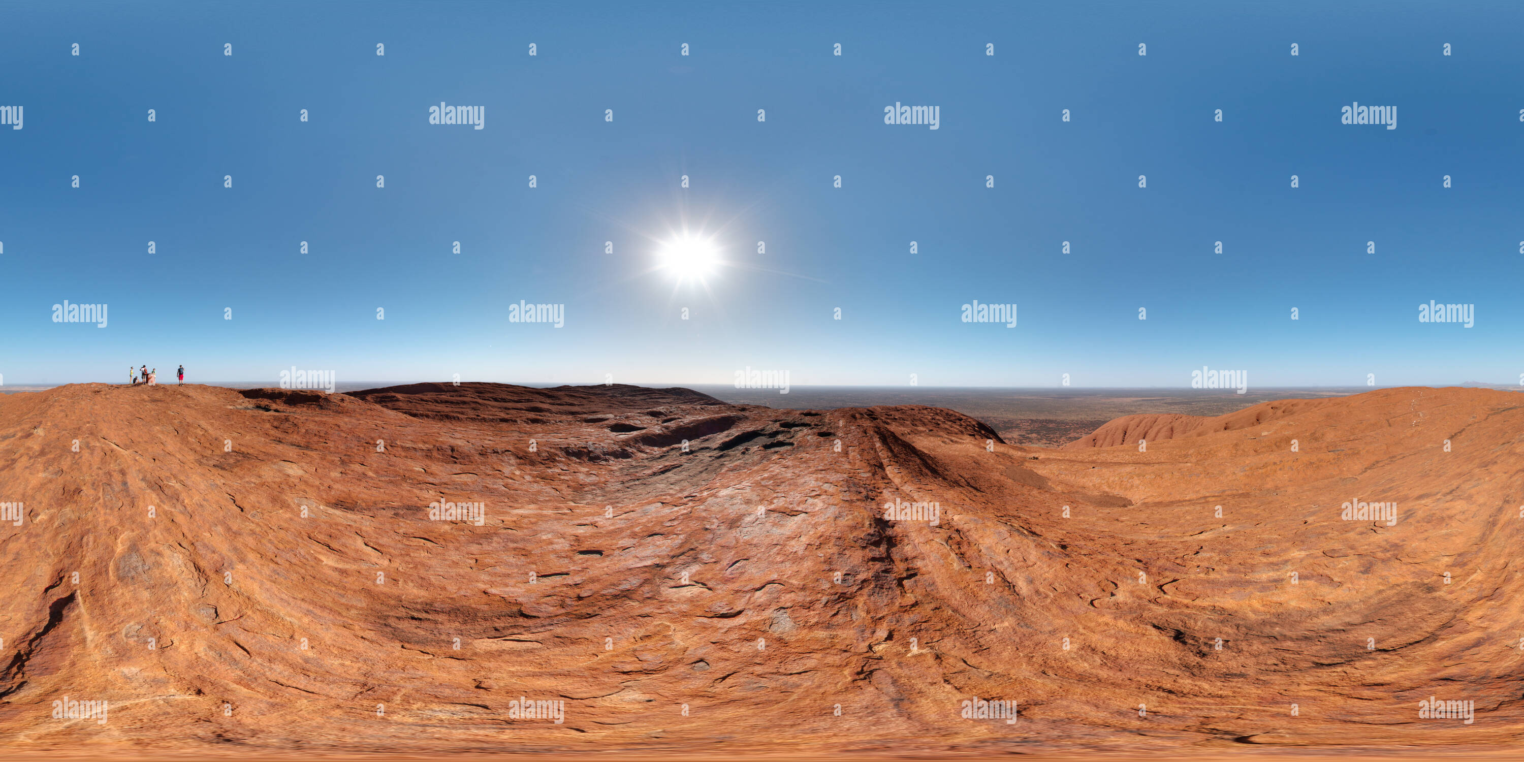 360° view of Australia, NT, Uluru Kata Tjuta National Park, Uluru ...