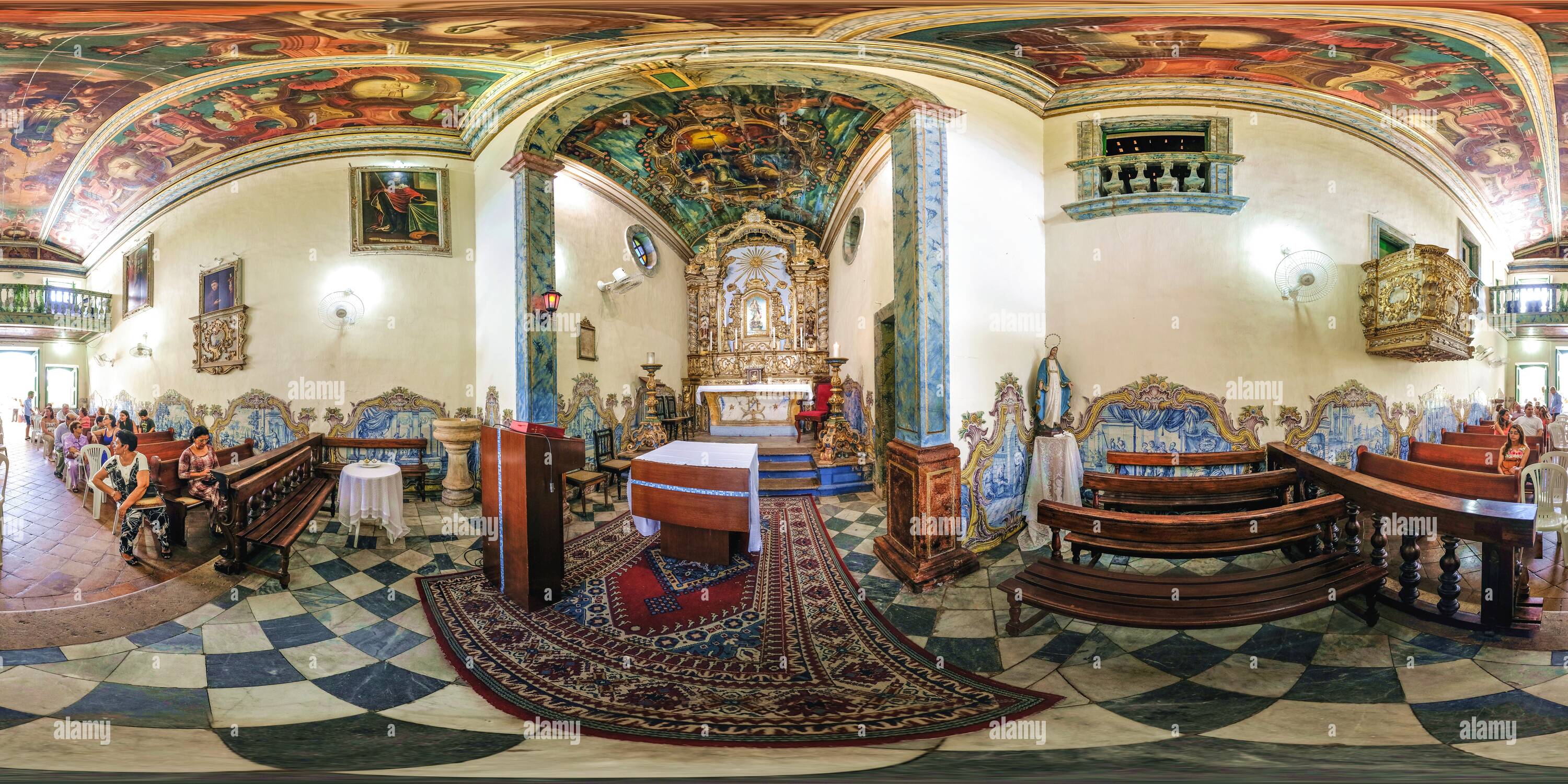 360° view of Chapel Of Our Lady Of The Conception - Alamy