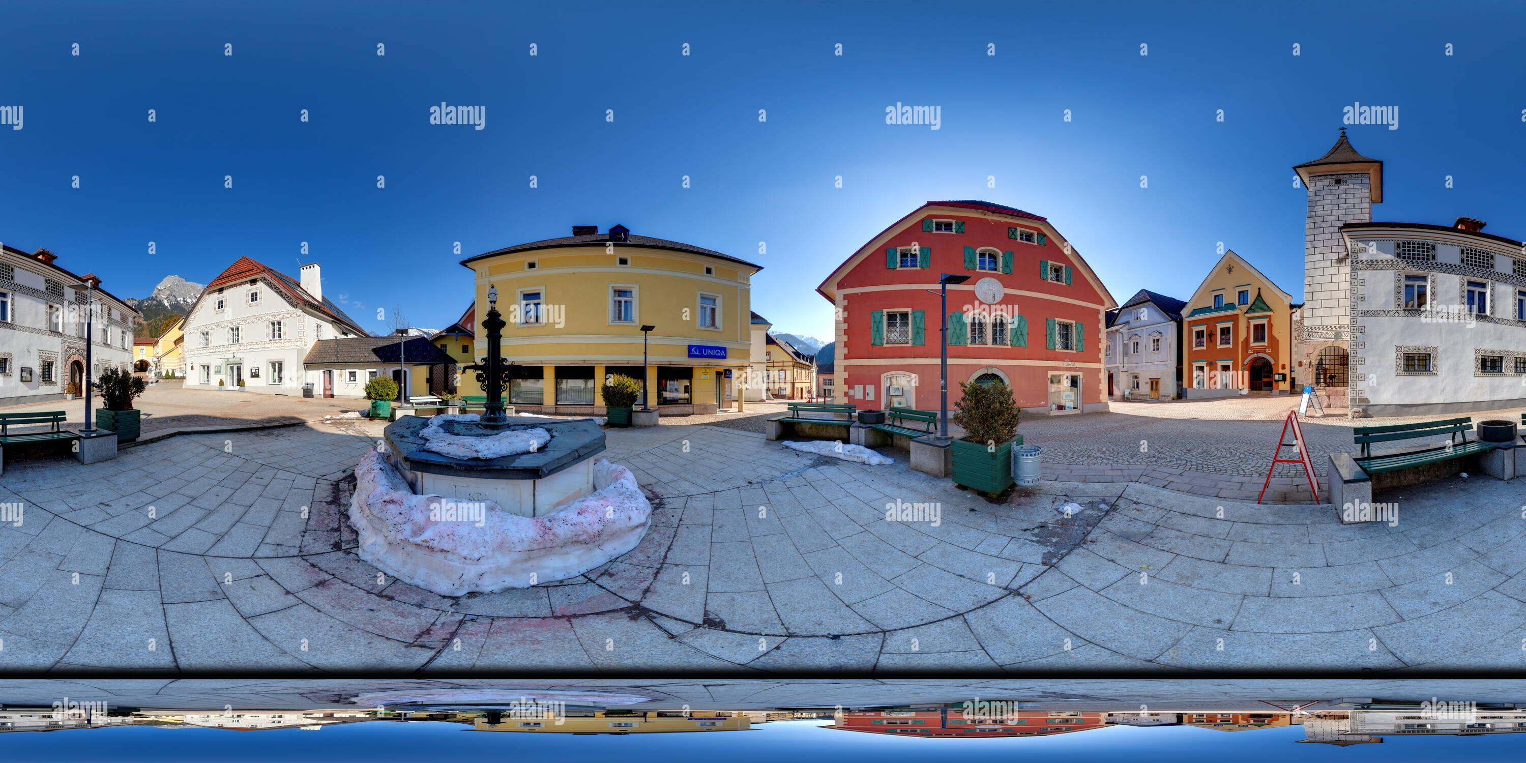 360° view of The miner place in Eisenerz - Alamy