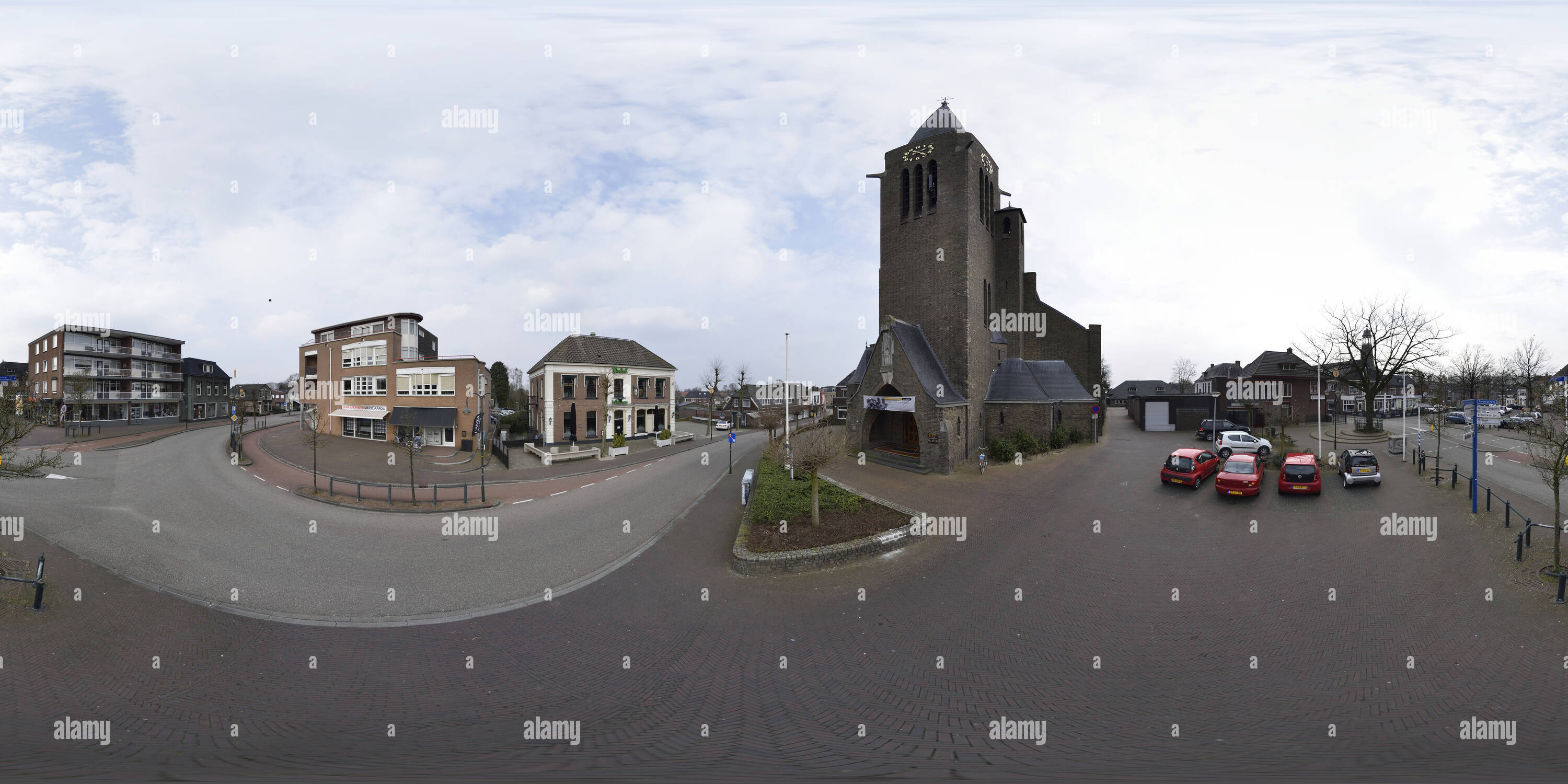 360° view of St. Martinus church in Silvolde 2 - Alamy