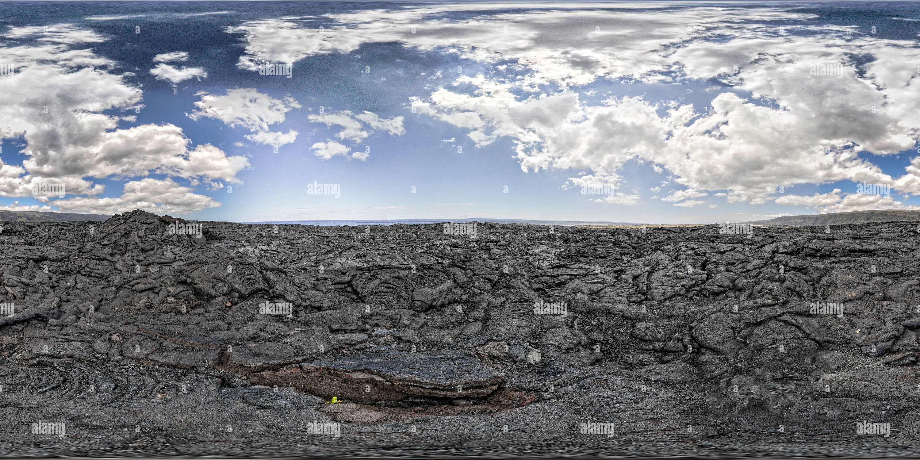 360° view of Chain of Craters, Hawaii - Alamy