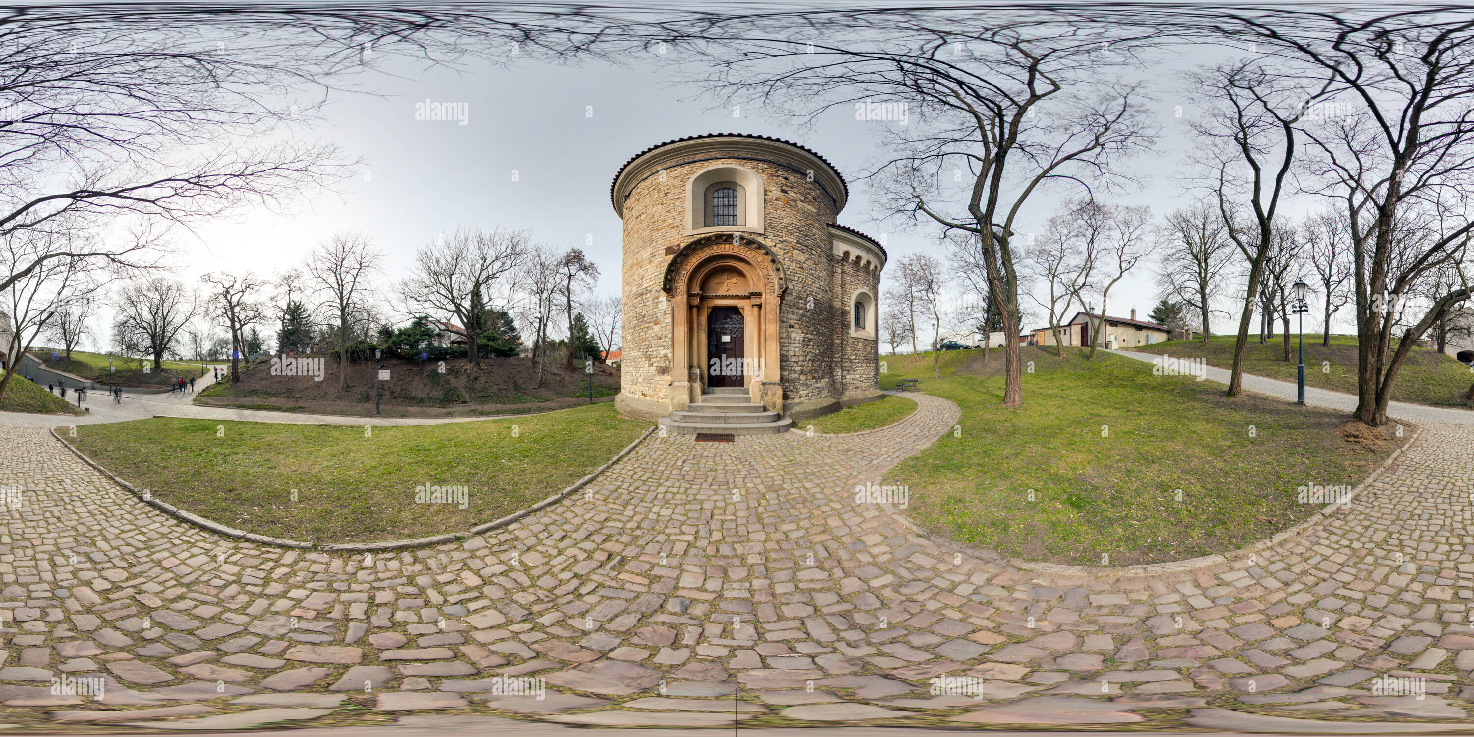 360° view of Rotunda sv. Martina Vyšehrad Praha - Alamy