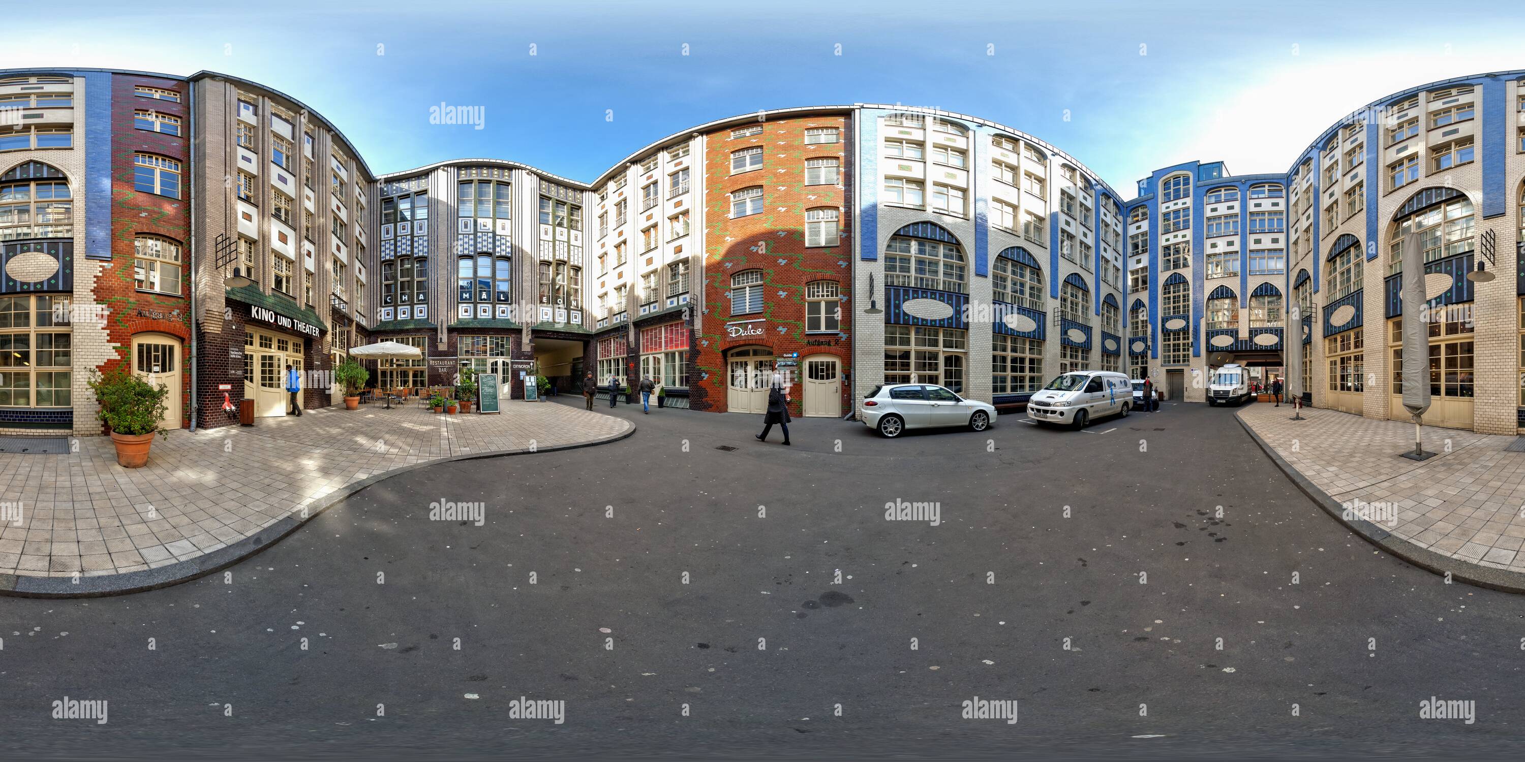 360° view of Berlin Hackesche Hoefe 1 - Alamy