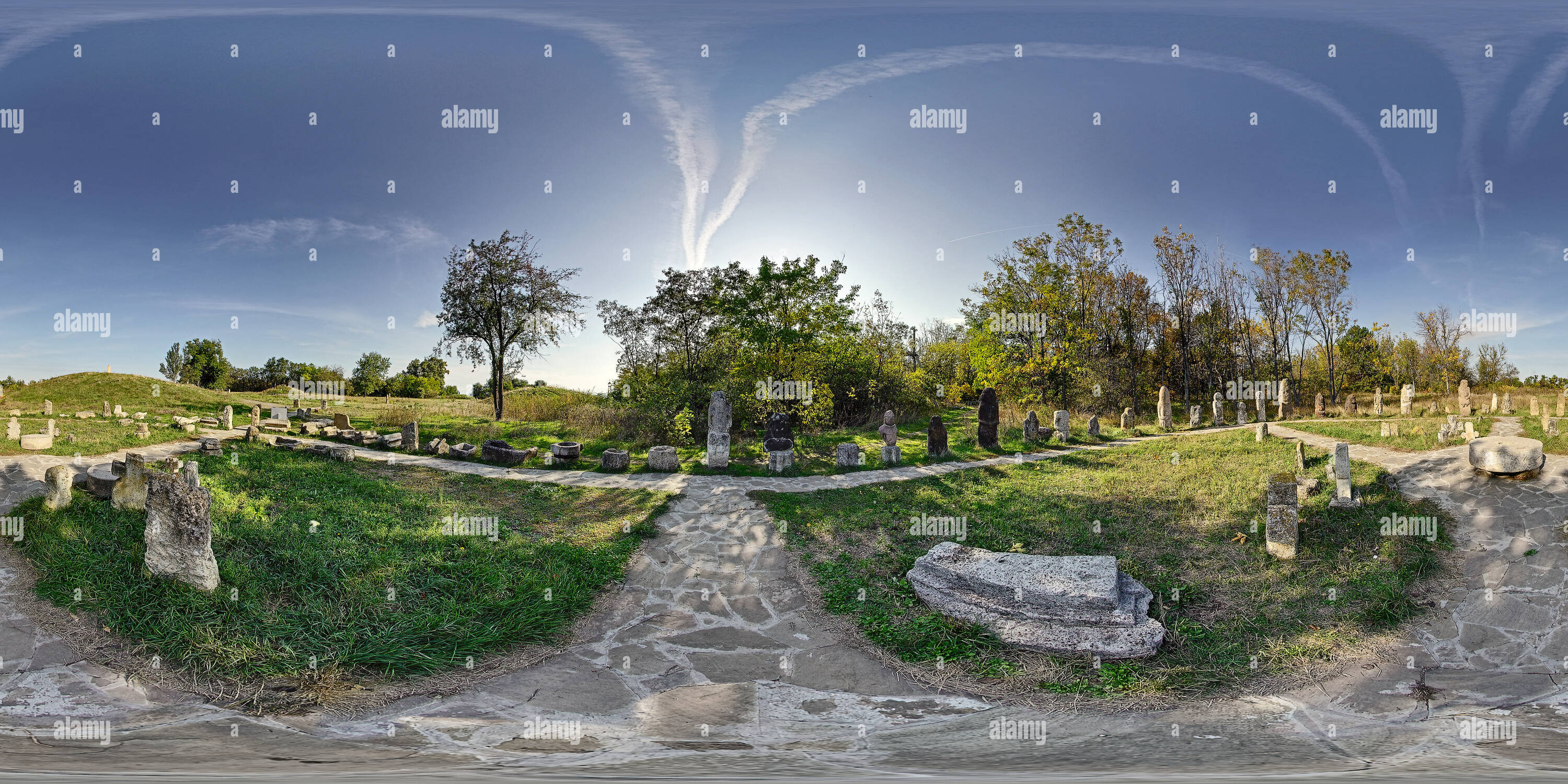 360° view of Ancient stuff around - Alamy