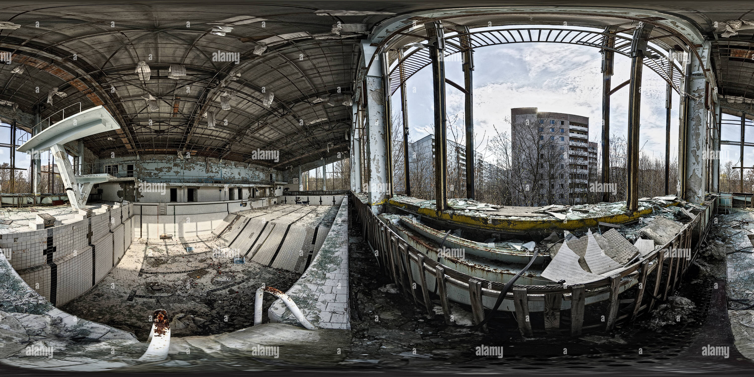 360° view of The Pool without water - Alamy