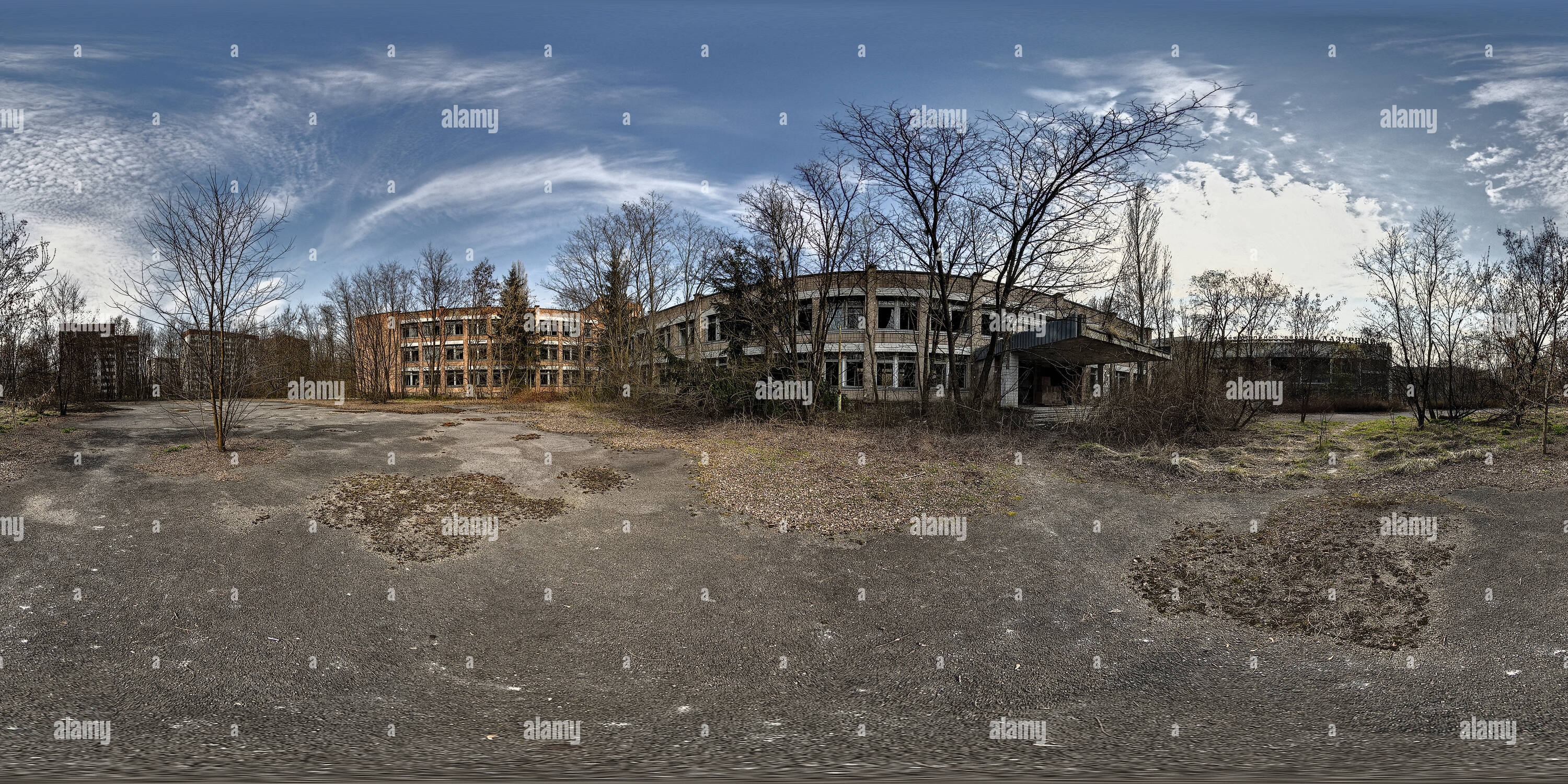 360° view of Near the school - Alamy