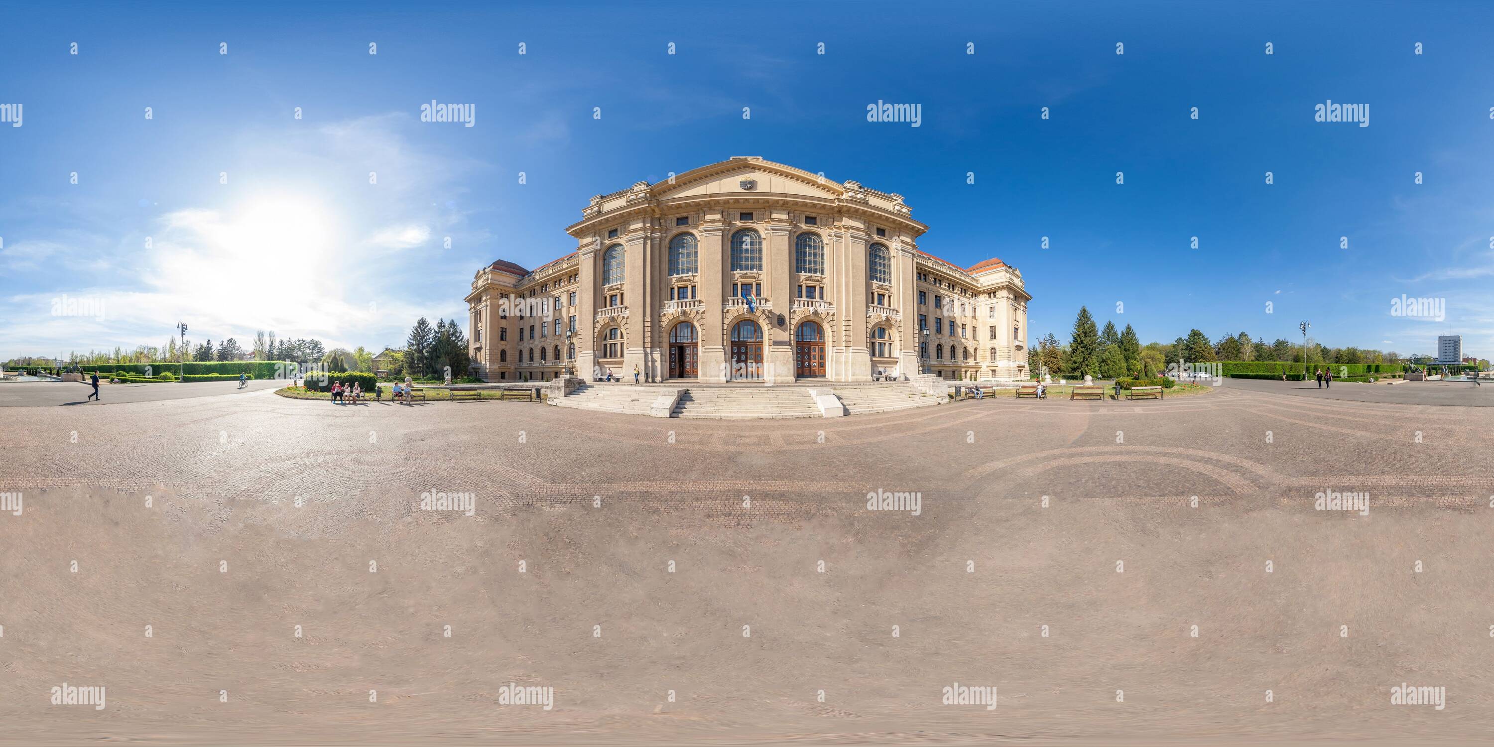360° view of University of Debrecen - KLTE - Alamy