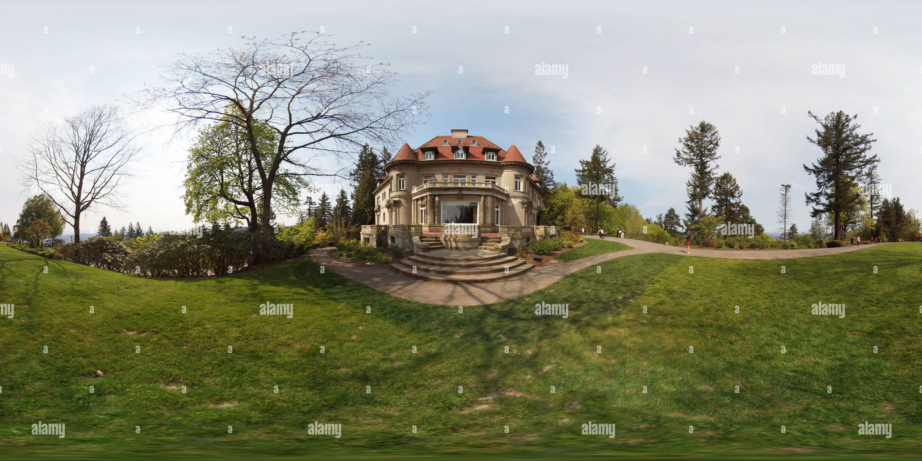 360° view of Pittock Mansion Portland, Oregon - Alamy
